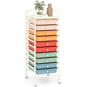 10 Drawer Rolling Cart
