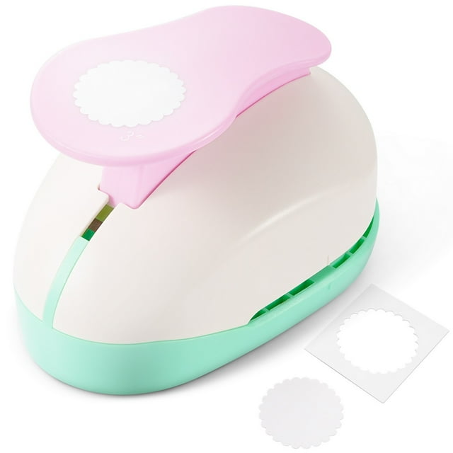 Craft Paper Punch, Circle Shape Lever Punch, Flower Shape Lever Action ...