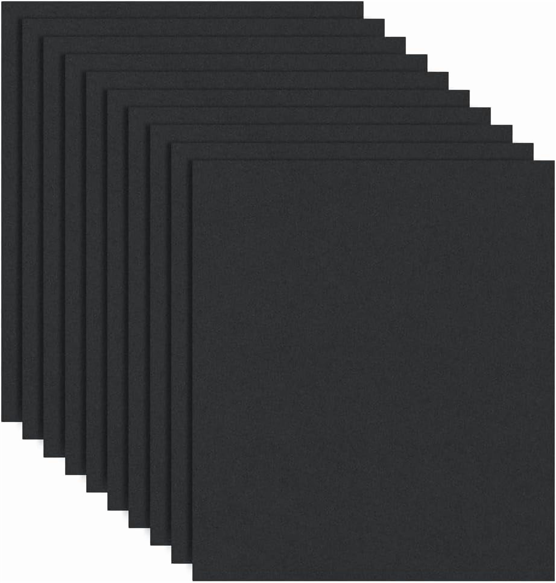 Craft Paper Rectangle Black 360x300x0.6mm - Walmart.com