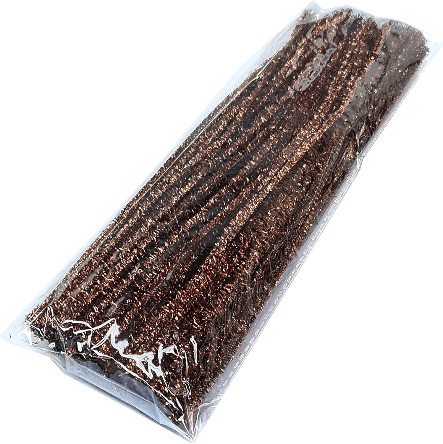 Craft Pipe Cleaners - Brown Sparkle - Pack of 200 - Walmart Business ...
