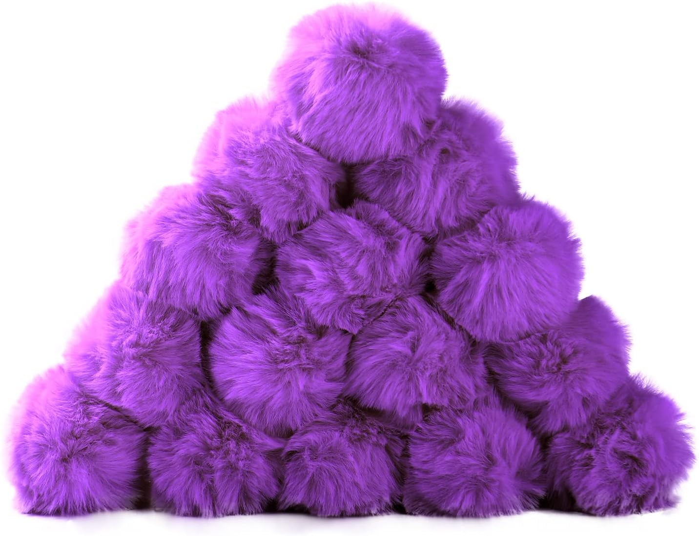 Craft Pom Pom Balls,Large Pink Poms Costume Accessory, Pom pom Balls ...