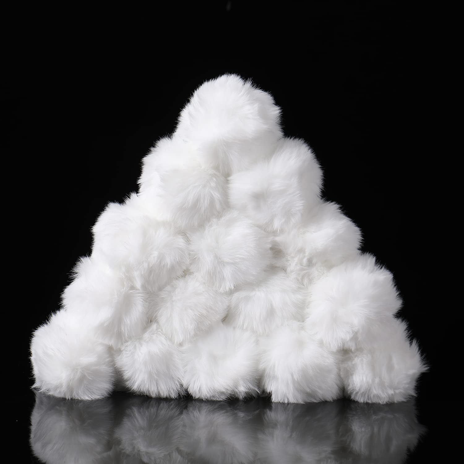 Craft Pom Pom Balls,Large White Poms Costume Accessory, Pom pom Balls ...