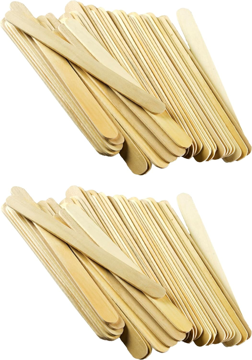 Craft Popsicle Sticks - 10-Inch Jumbo Large Big Wide Wooden Paint Stir ...