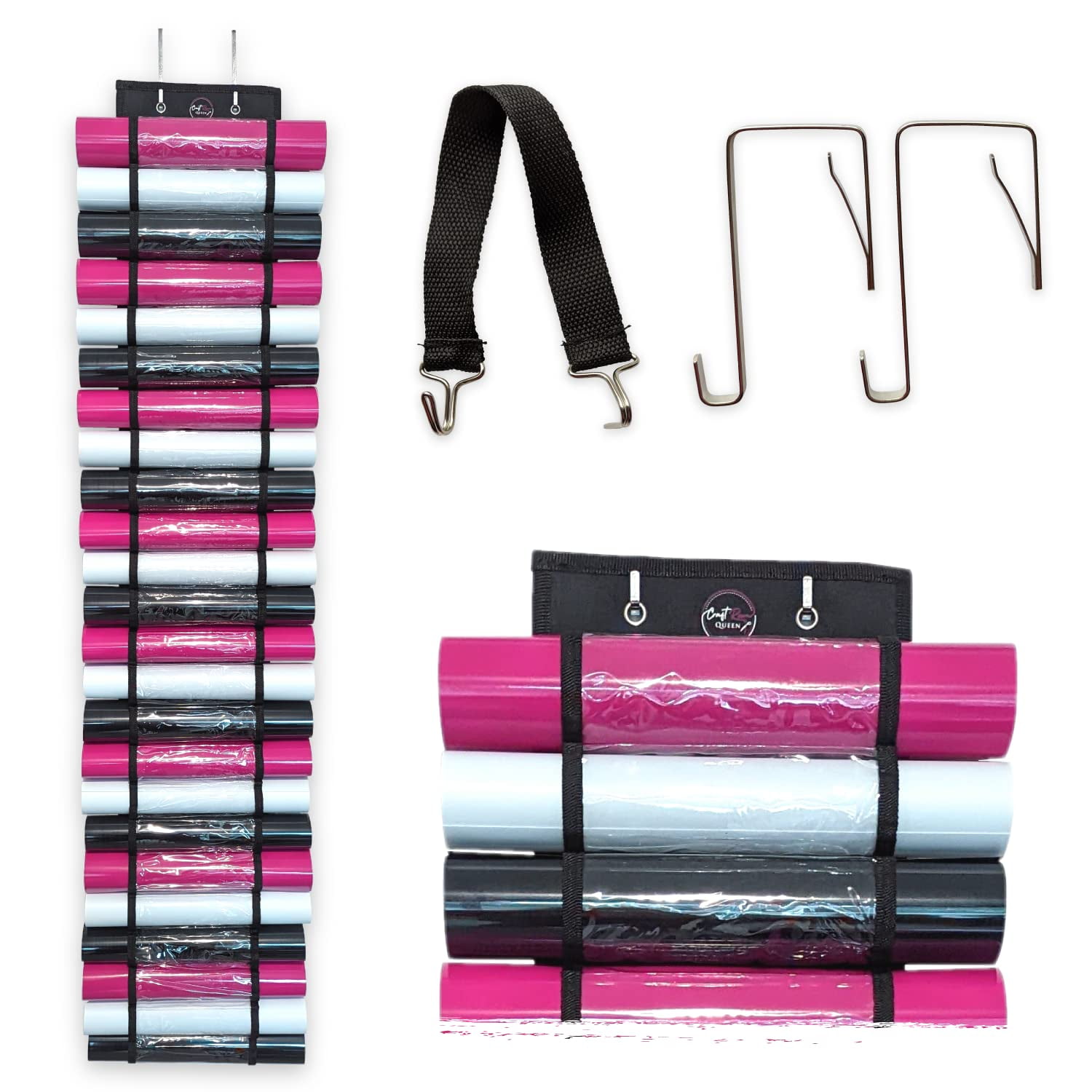 Craft Room Queen Vinyl Roll Holder And SVGs - Vinyl Storage - Space ...
