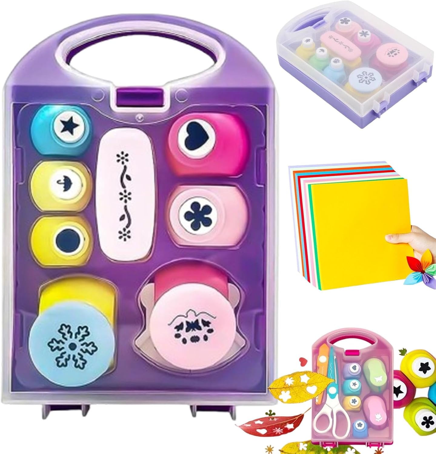 Craft Scissors Set, Creative Kids DIY Puncher Craft Set, Craft Scissors ...