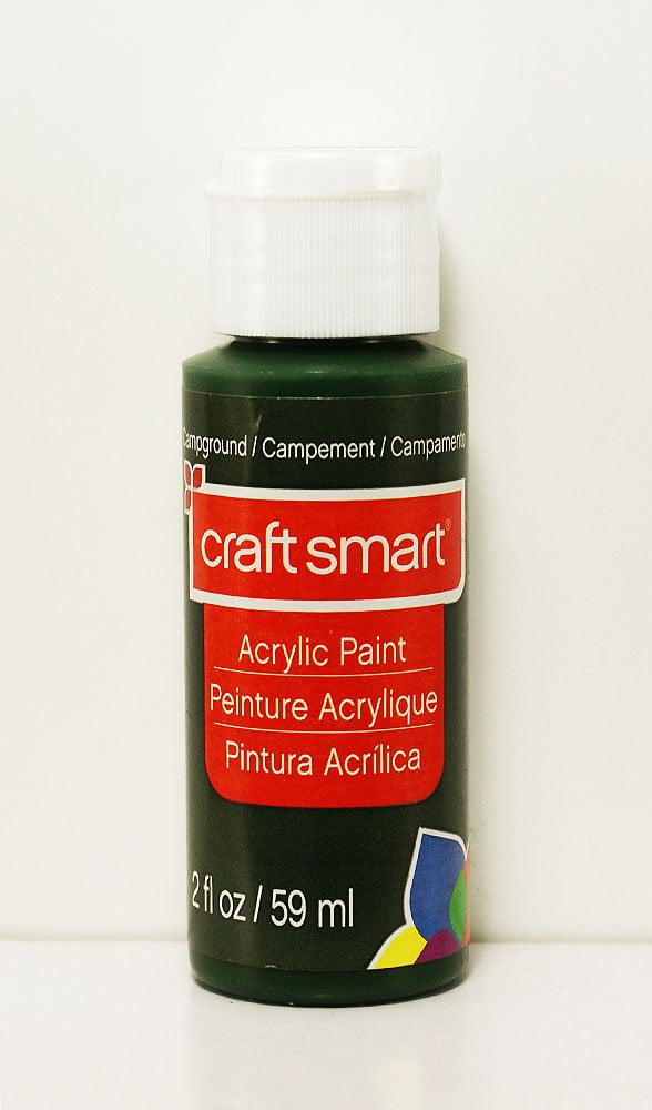 Craft Smart Acrylic Paint 2 Fl.oz. 1 Bottle 50 + Colors (Campground ...