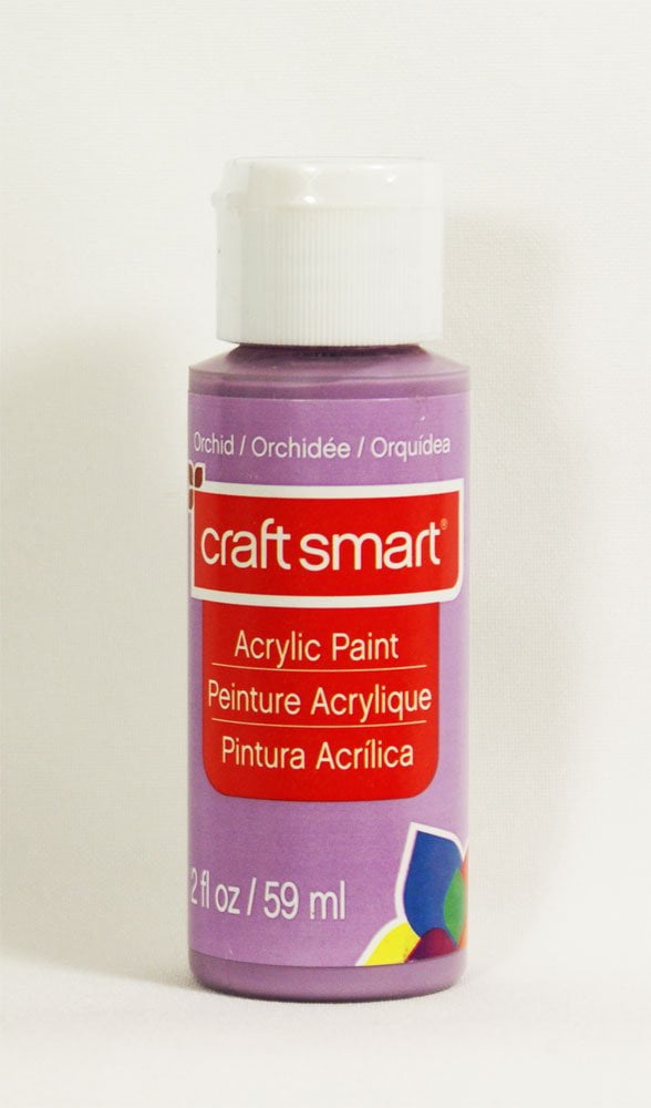 Craft Smart Acrylic Paint 2 Fl.oz. 1 Bottle 50 + Colors (Orchid ...