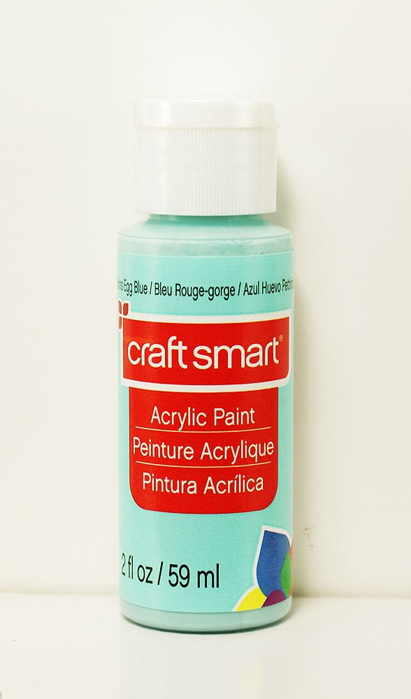 Craft Smart Acrylic Paint 2 Fl.oz. 1 Bottle 50 + Colors (Robbins Egg ...