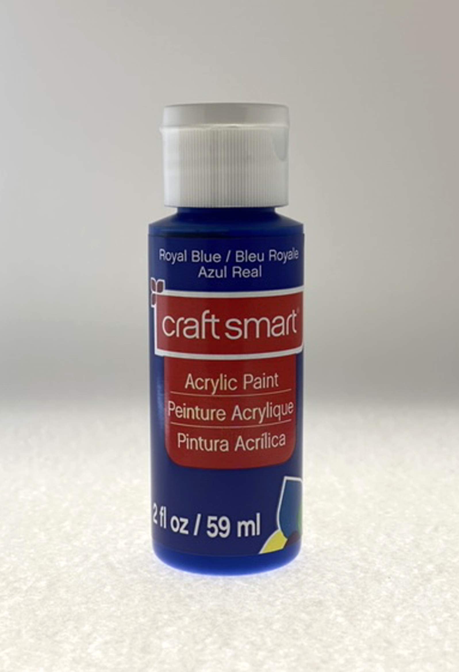 Craft Smart Acrylic Paint 2 Fl.oz. 1 Bottle 50 + Colors (Royal Blue ...