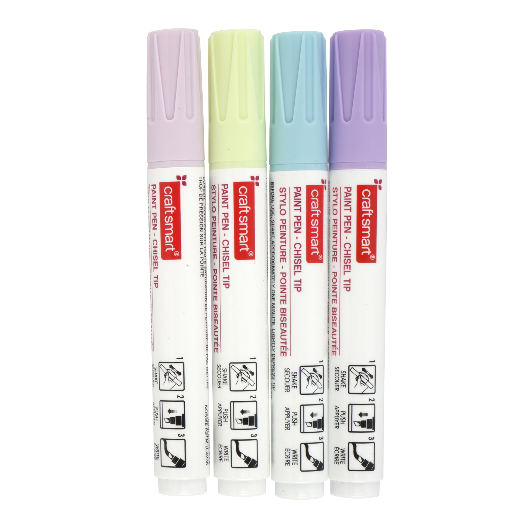 Craft Smart Pastel Paint Pens - Oil-Based Multi-Surface Markers with ...