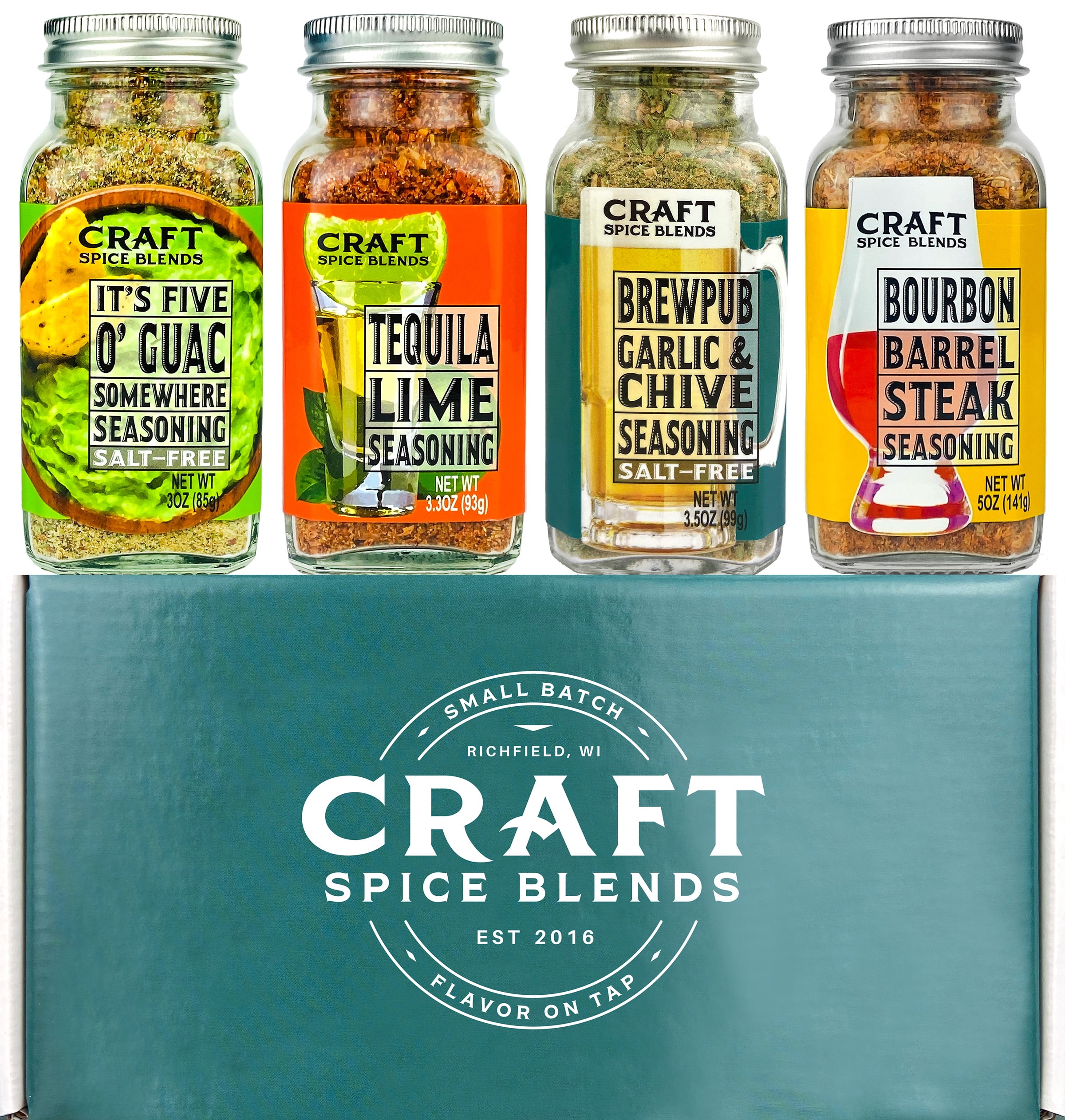 Craft Spice Blends Happy Hour Seasonings Gift Set - Walmart.com