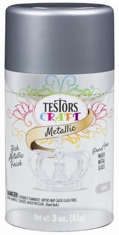 Craft Spray Paint, Silver Metallic, 3-oz. - Walmart.com