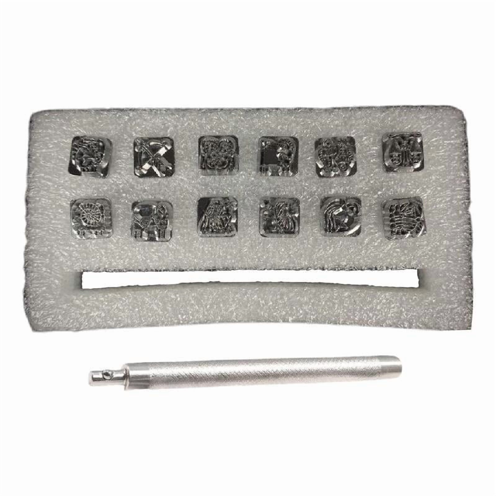 Craft Stamping Tool Set 12 Constellation-Patterns Stamps Punching Tools ...