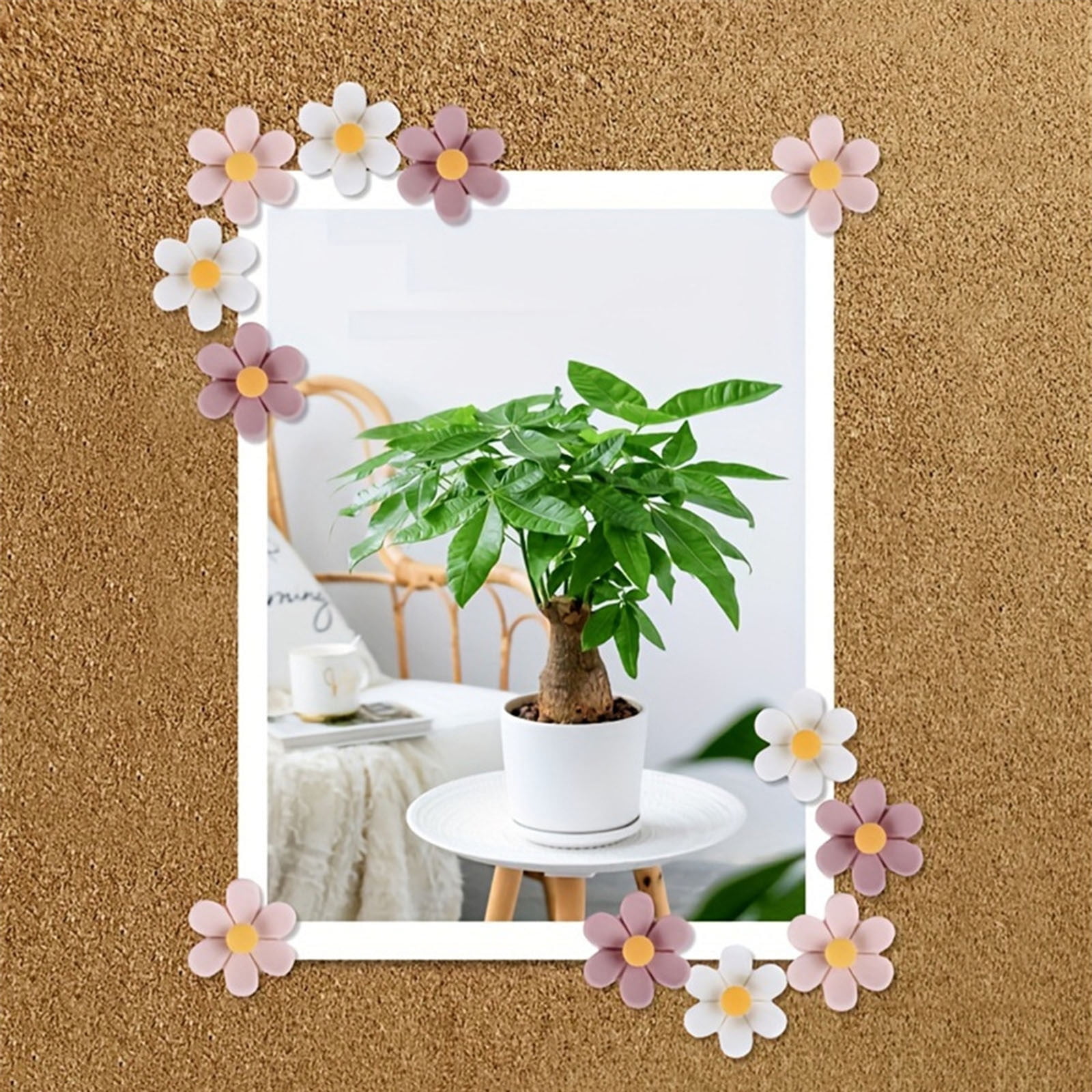 &Craft&Stationery Flower Push Pins For Cork Board Decorative Thumb ...