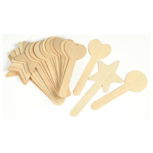 Craft Stick Shapes, Assorted Sizes, 18 Per Pack, 6 Packs - Walmart.com