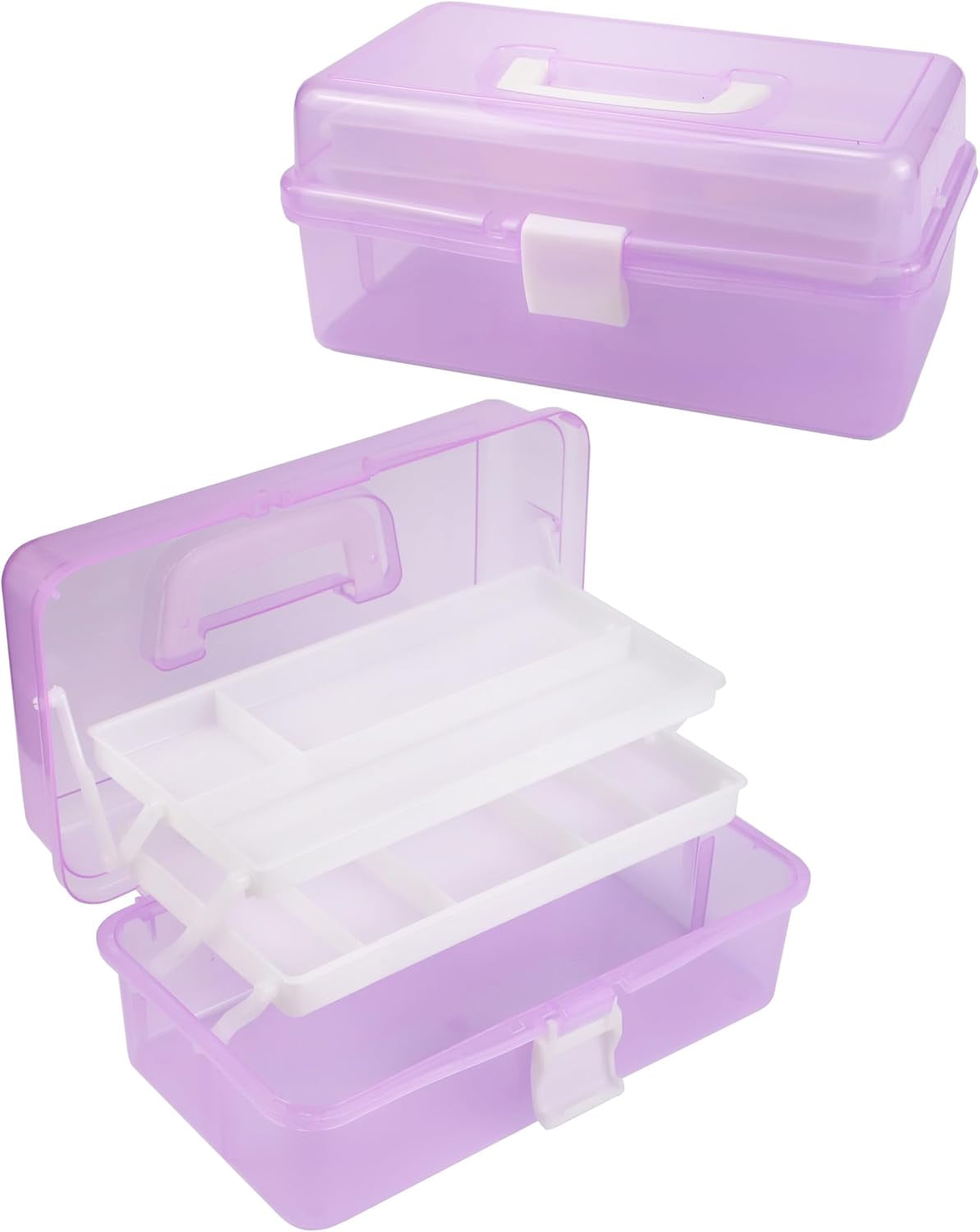 Craft Storage Organizer Box Tackle Box Organizer Hair Accessories ...