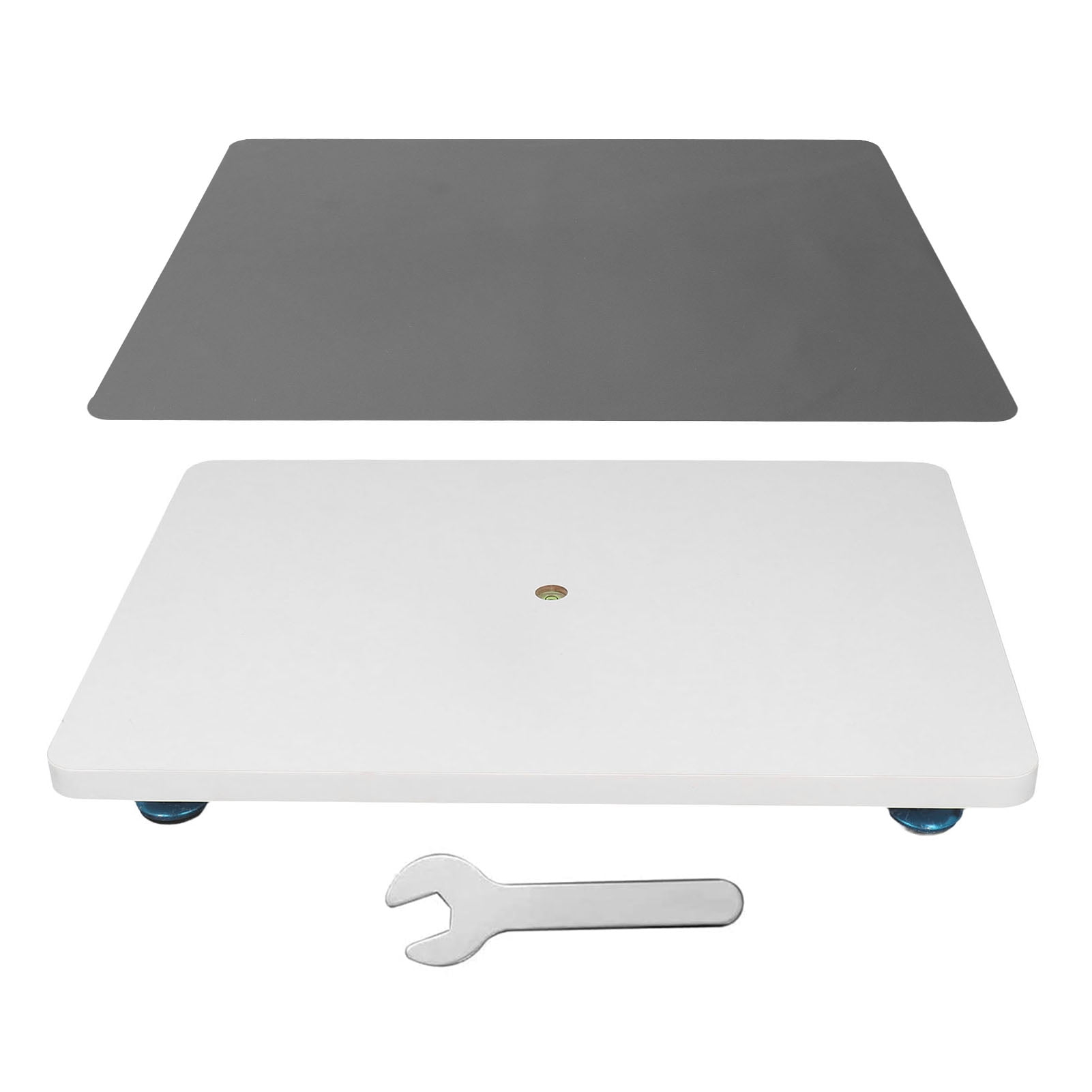 Craft Table and Work Table, Resin Grey Leveling Board with Silicone Pad ...