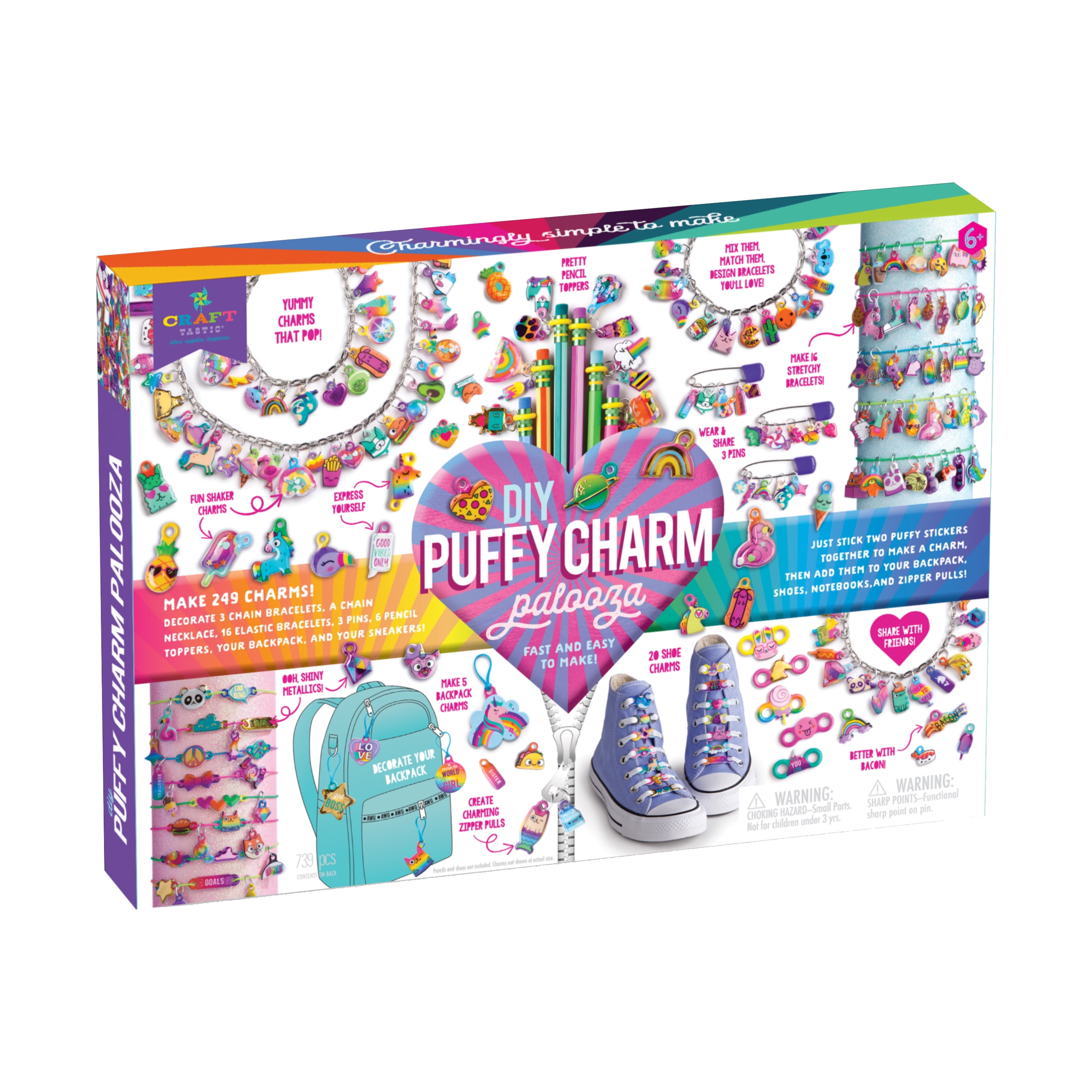 Ann Williams Craft-tastic DIY Puffy Charm Palooza - Walmart.com