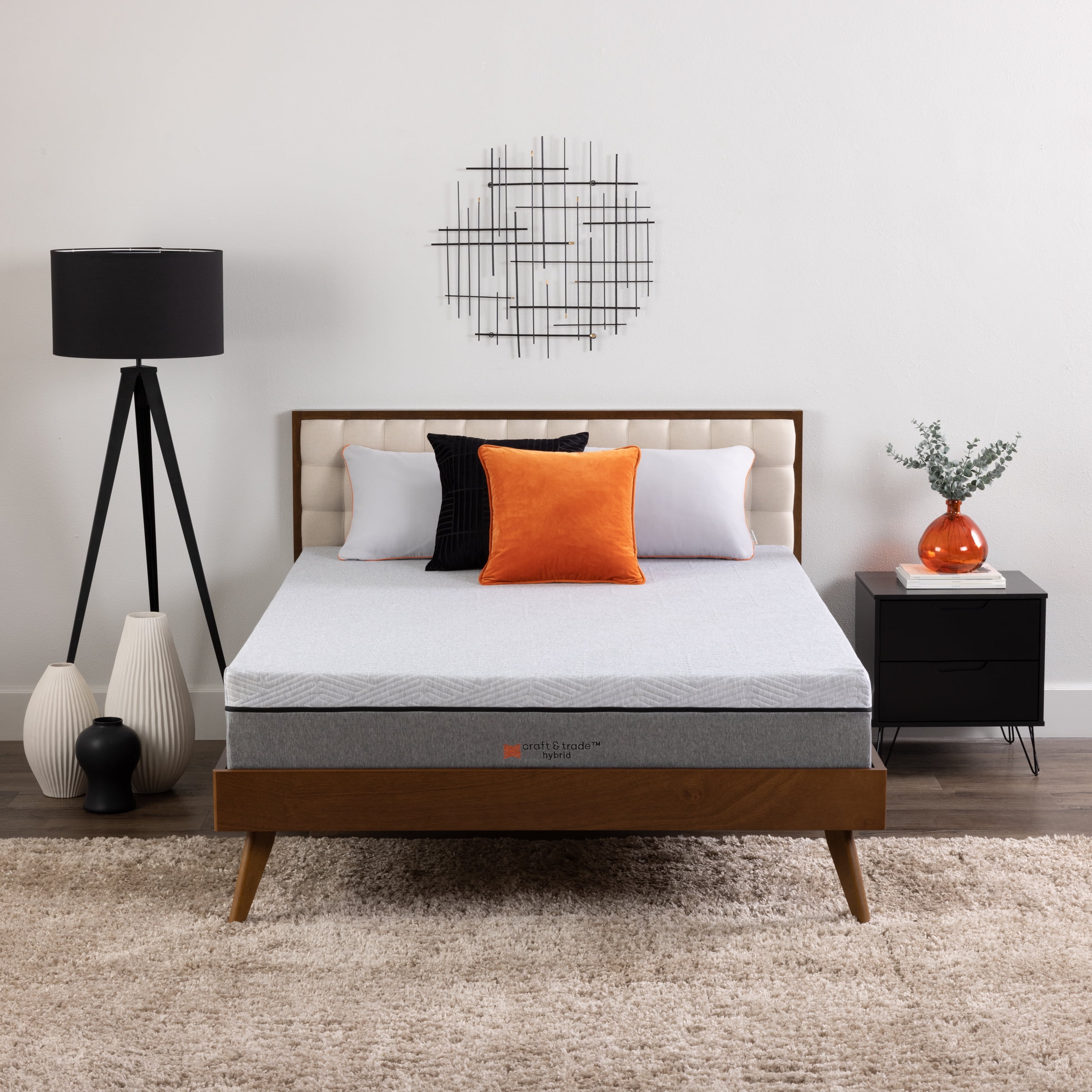 Craft & Trade Daybreak 12” Hybrid Mattress, CopperGel Cooling ...