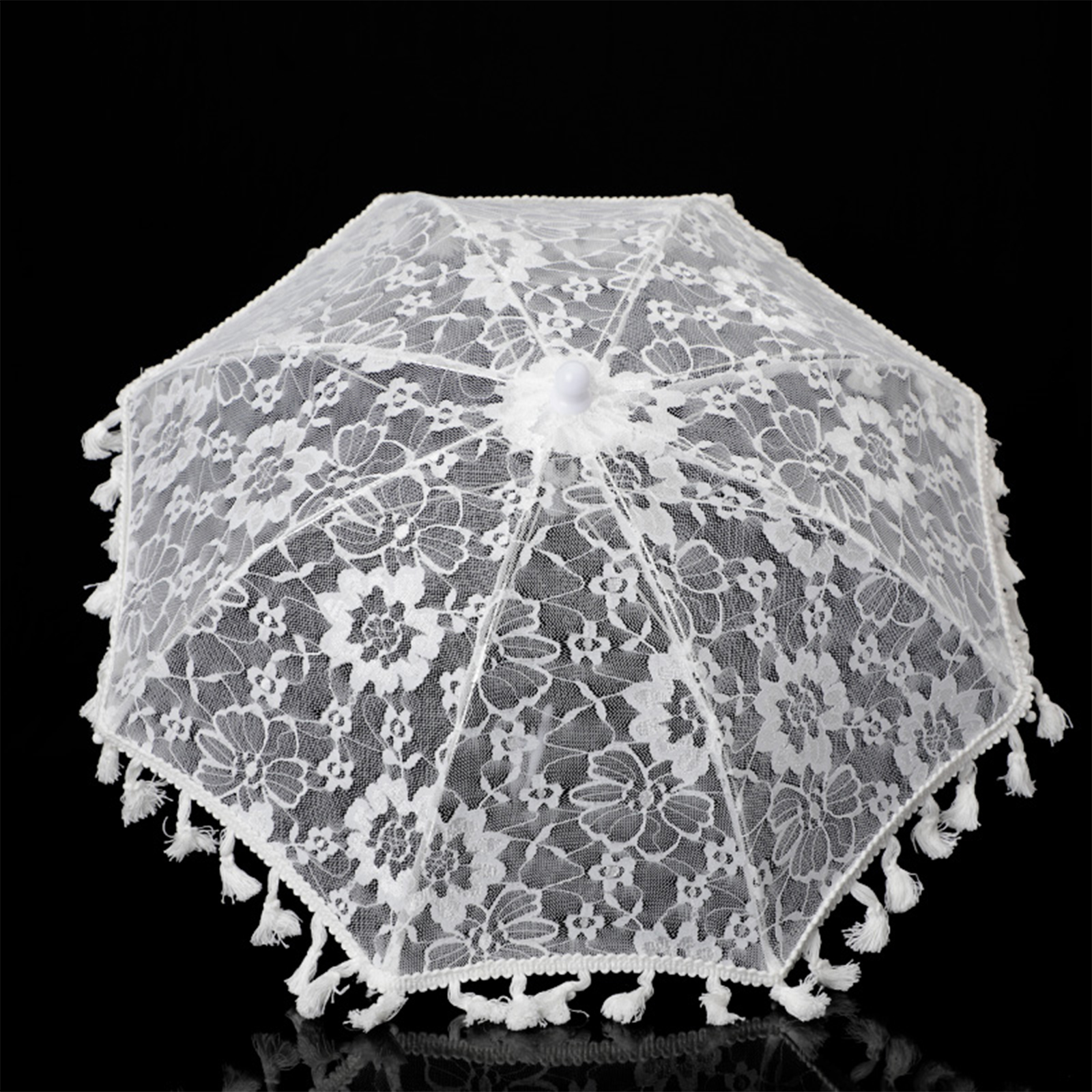 Craft White Lace Decorative Umbrella, Photography Scene Prop Umbrella ...