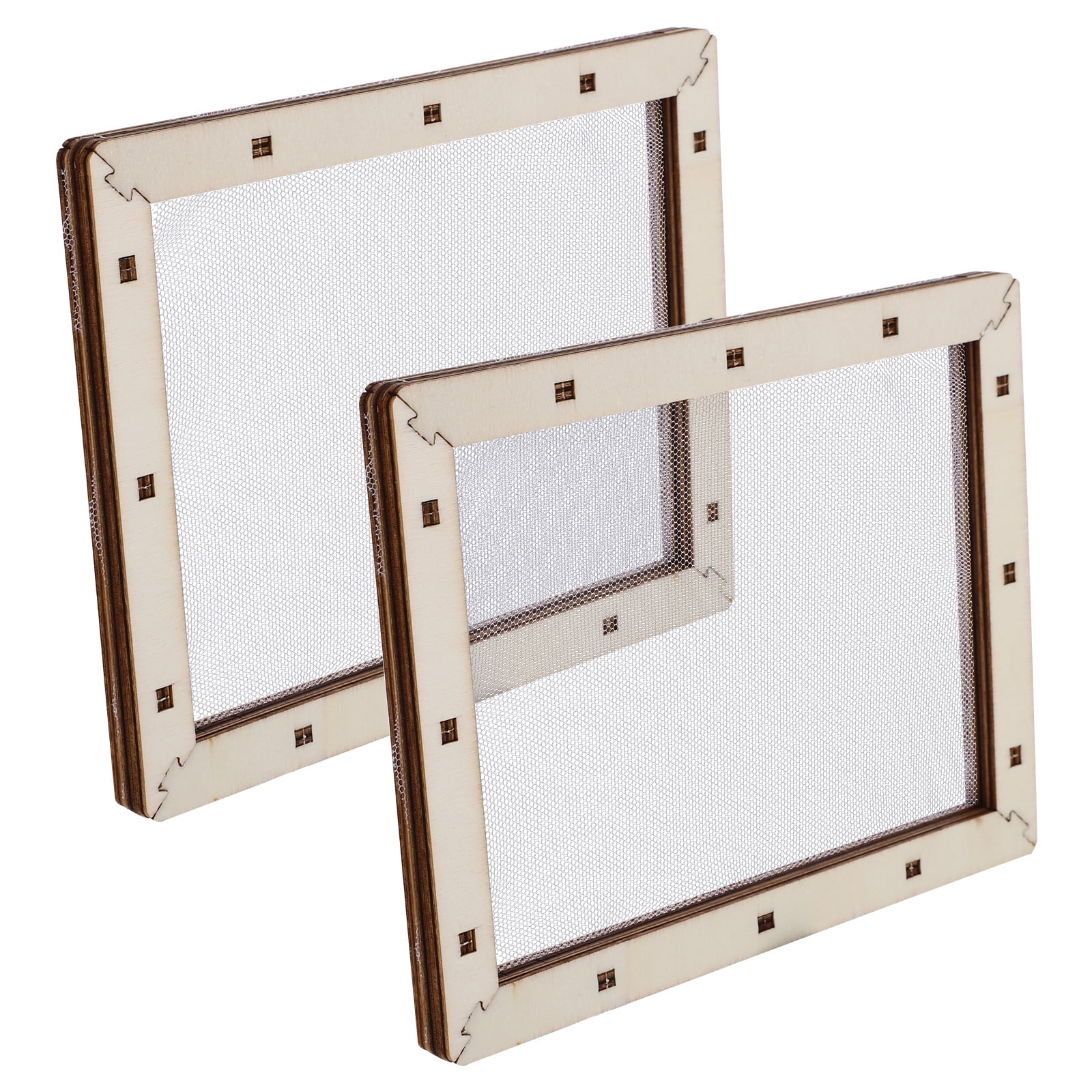 MLINS DIY Paper Making Kit with Mesh Screen and Wooden Frame for ...