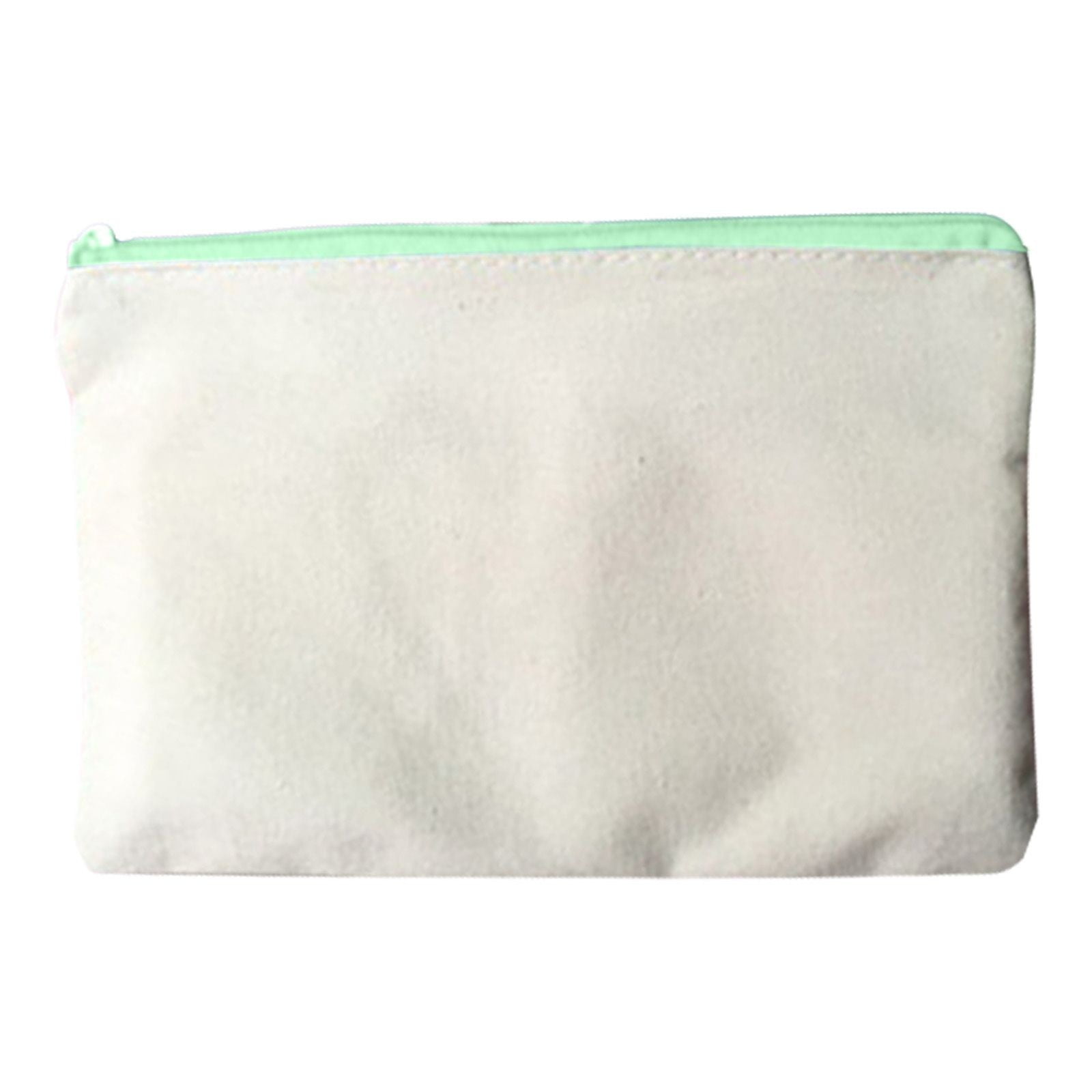 Craft Zipper Bags, Furenl Blank Cotton Canvas Diy Craft Zipper Bags ...