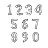 Craft and Party- 16inch Foil Number Balloons Happy Birthday Party ...