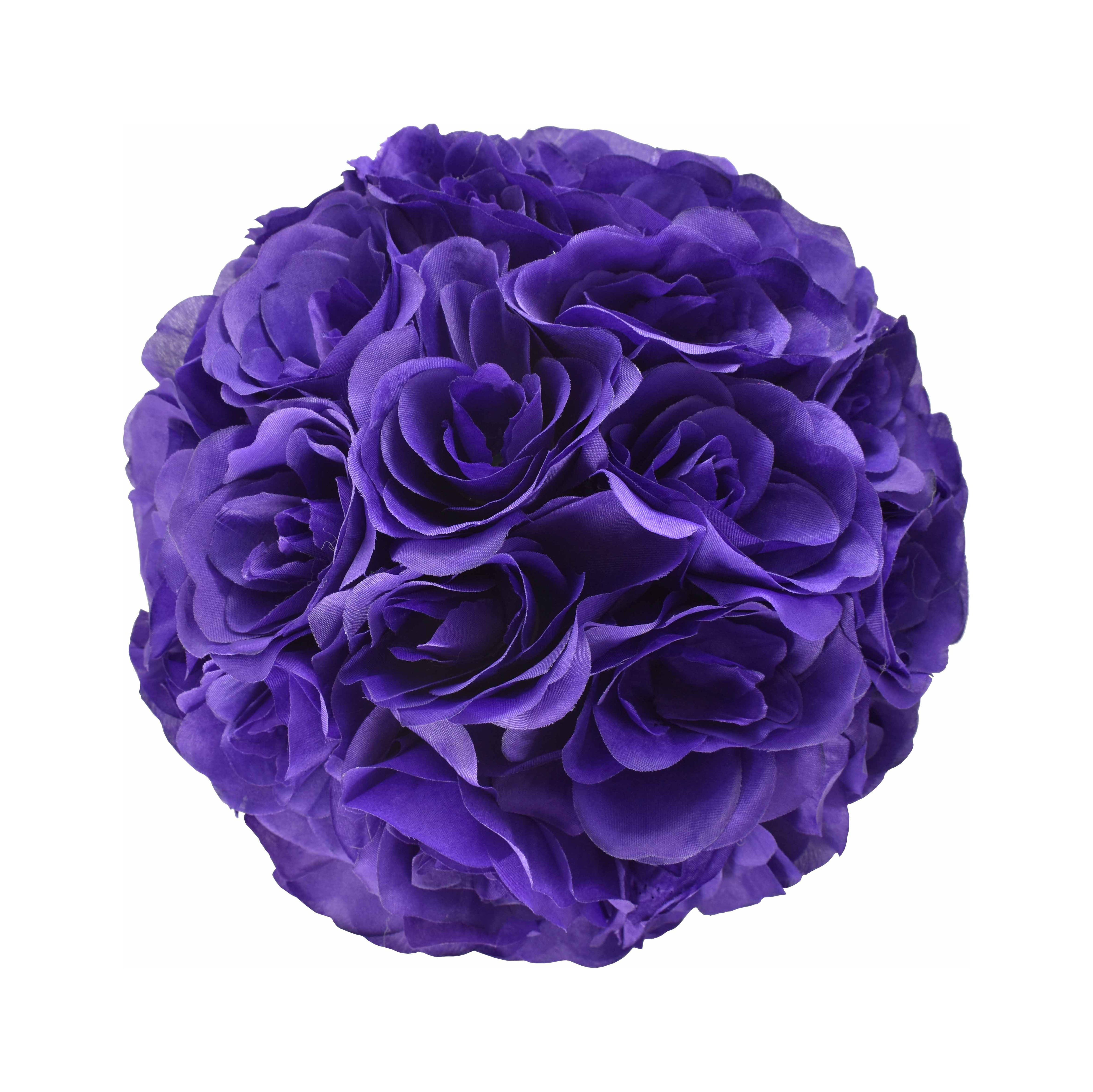 Craft and Party- Elegant 7" -10" Silk Rose Flower Ball Pomander for ...