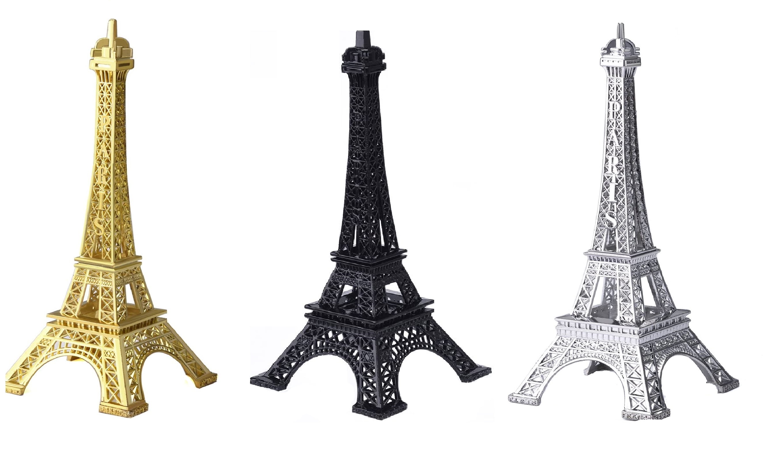 Craft and Party- Metal Eiffel Tower Centerpiece Decoration 7"-24 ...