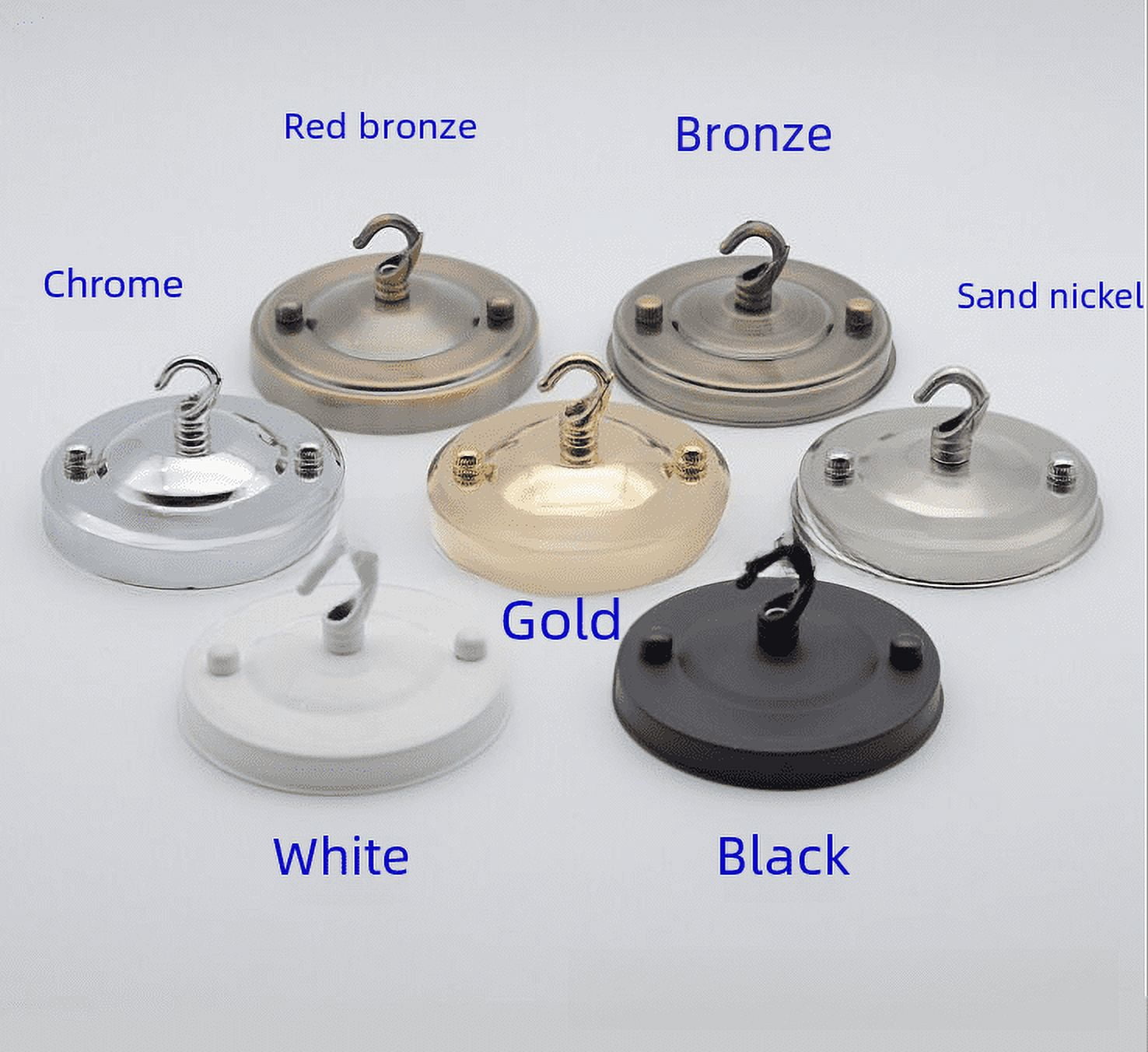 Craft chandelier ceiling plate large lantern hook pointed plate open ...