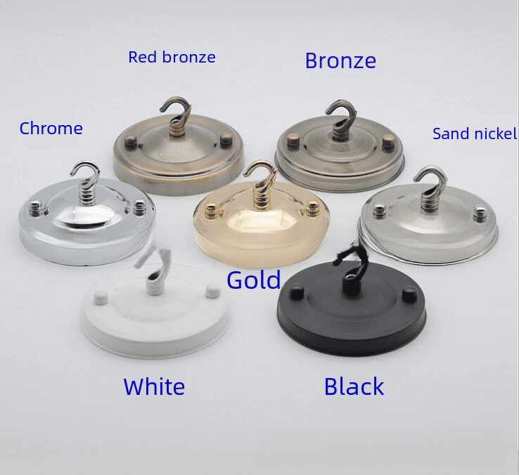 Craft chandelier ceiling plate large lantern hook pointed plate open ...