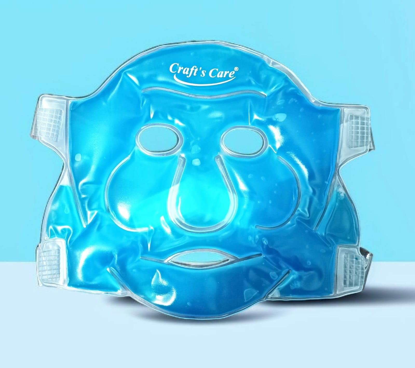 Craft's Care Hot & Cold Pack Face Mask - Reusable Gel Pad for Pain ...