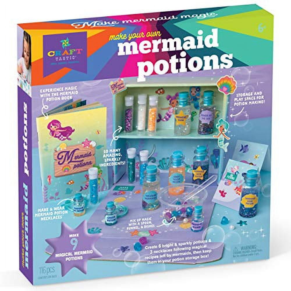 Craft-tastic DIY Mermaid Potions - Craft Kit for Kids - Includes ...