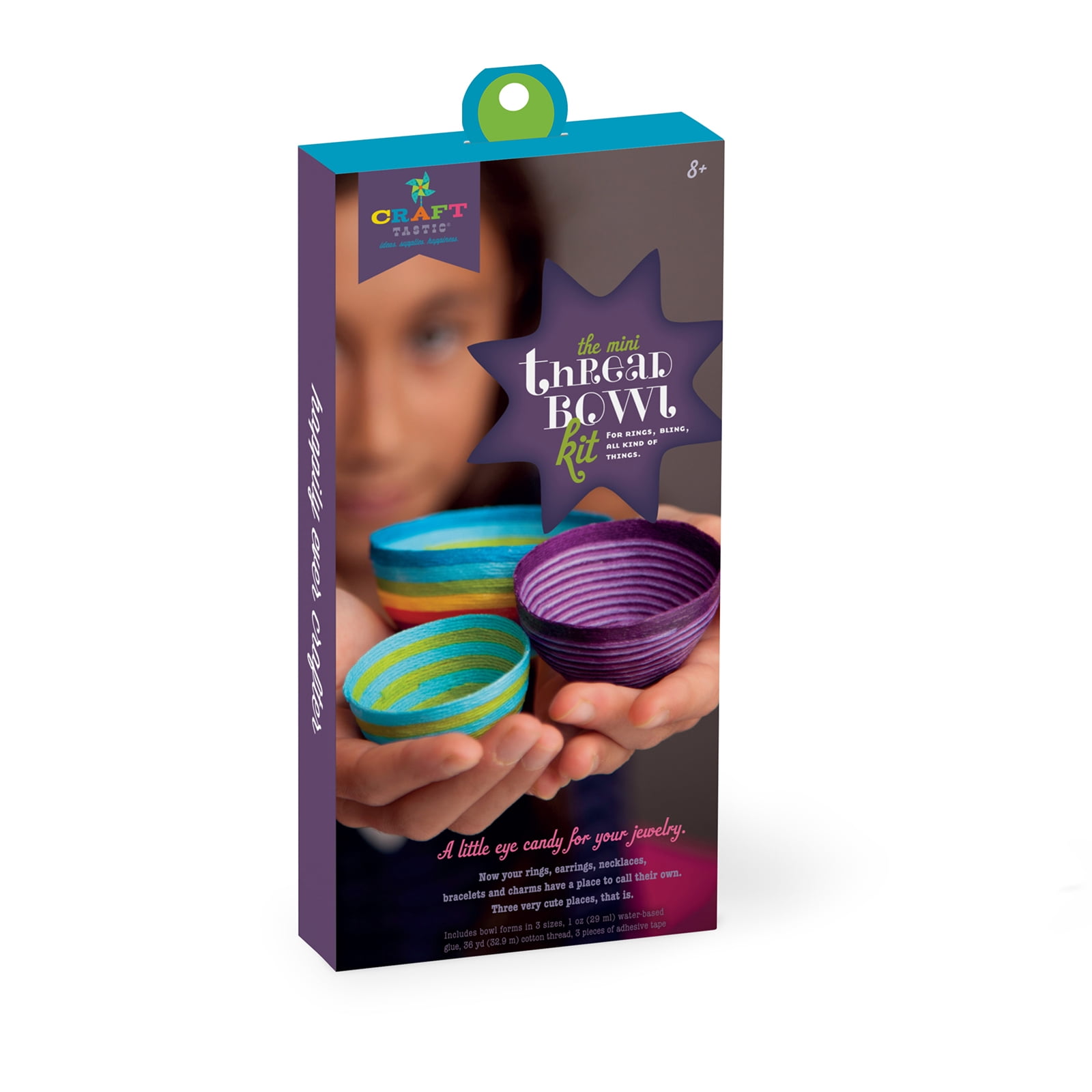 Craft-tastic Mini Thread Bowls Kit - Asst Colors - Makes 3 - Walmart.com