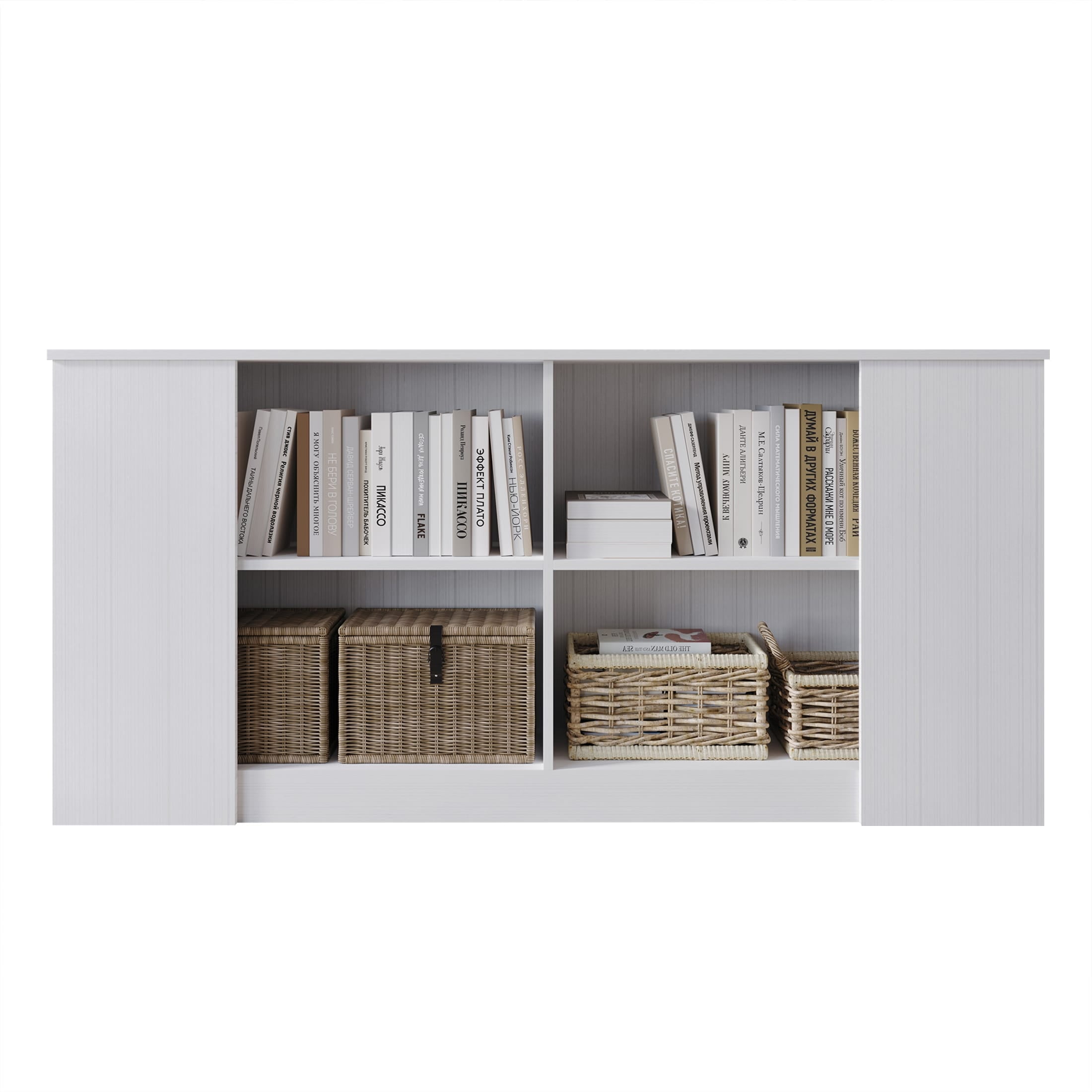 CraftPorch Simple Clean-Lines Wooden Sideboard White - Walmart.com