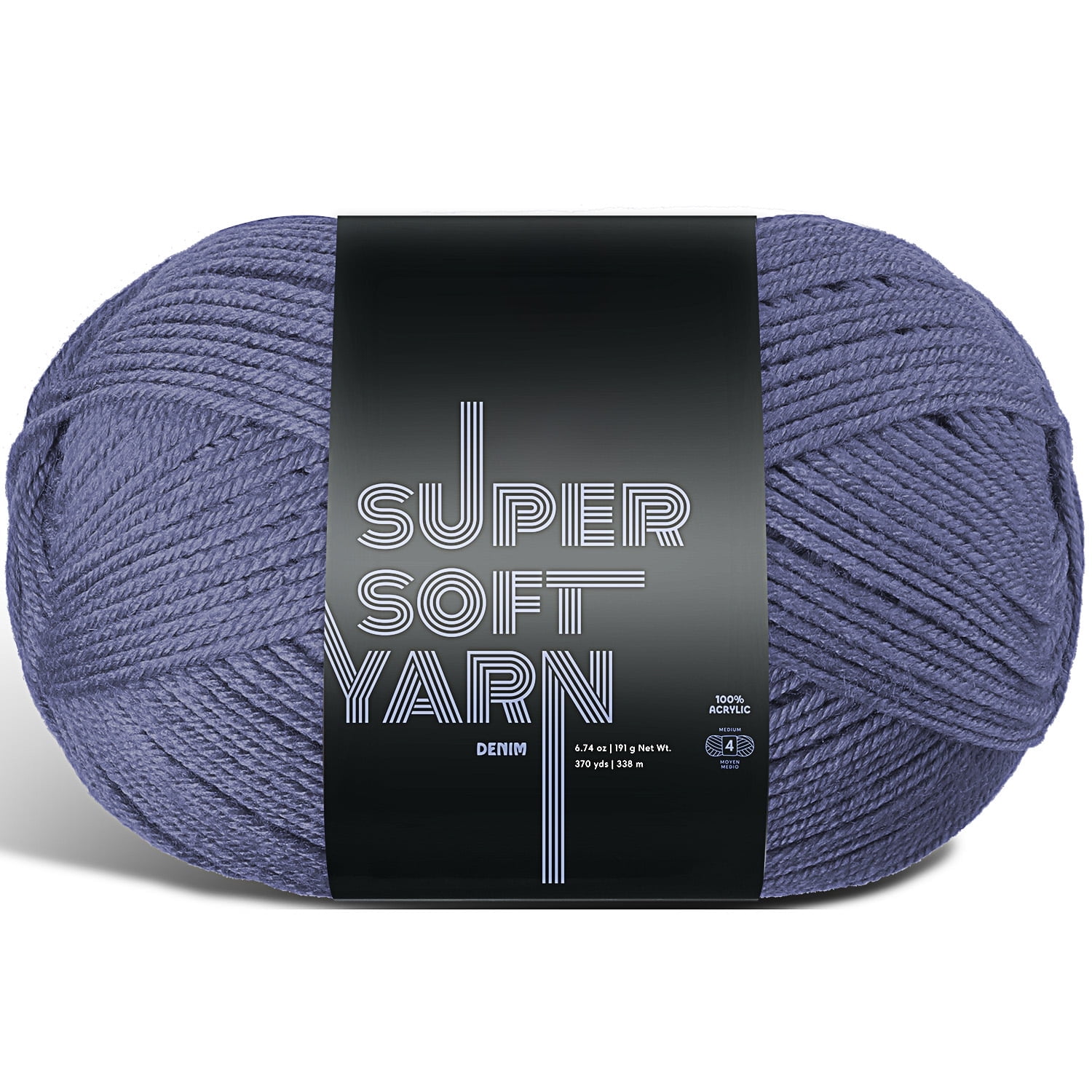 Craftbud Acrylic Yarn For Crocheting And Knitting, (370 Yards) Worsted ...