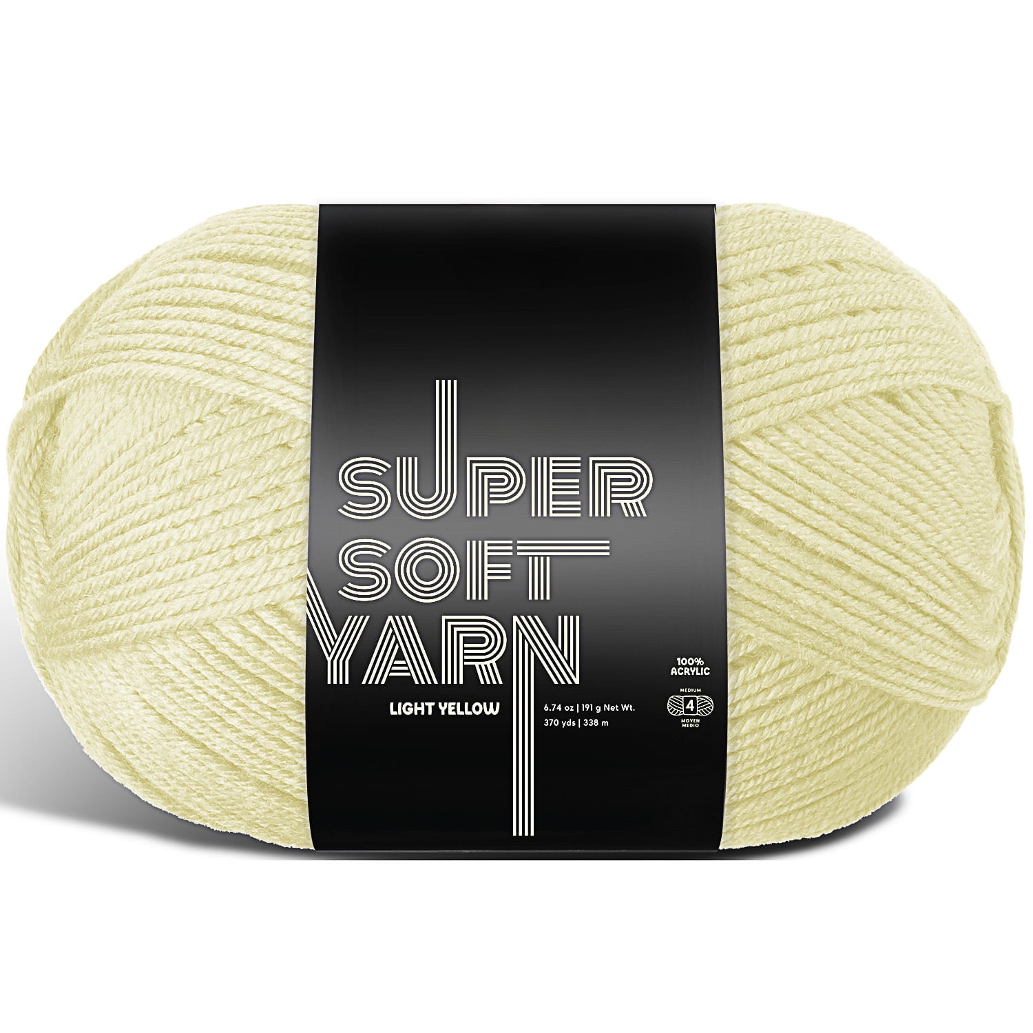 Craftbud Acrylic Yarn For Crocheting And Knitting, (370 Yards) Worsted ...