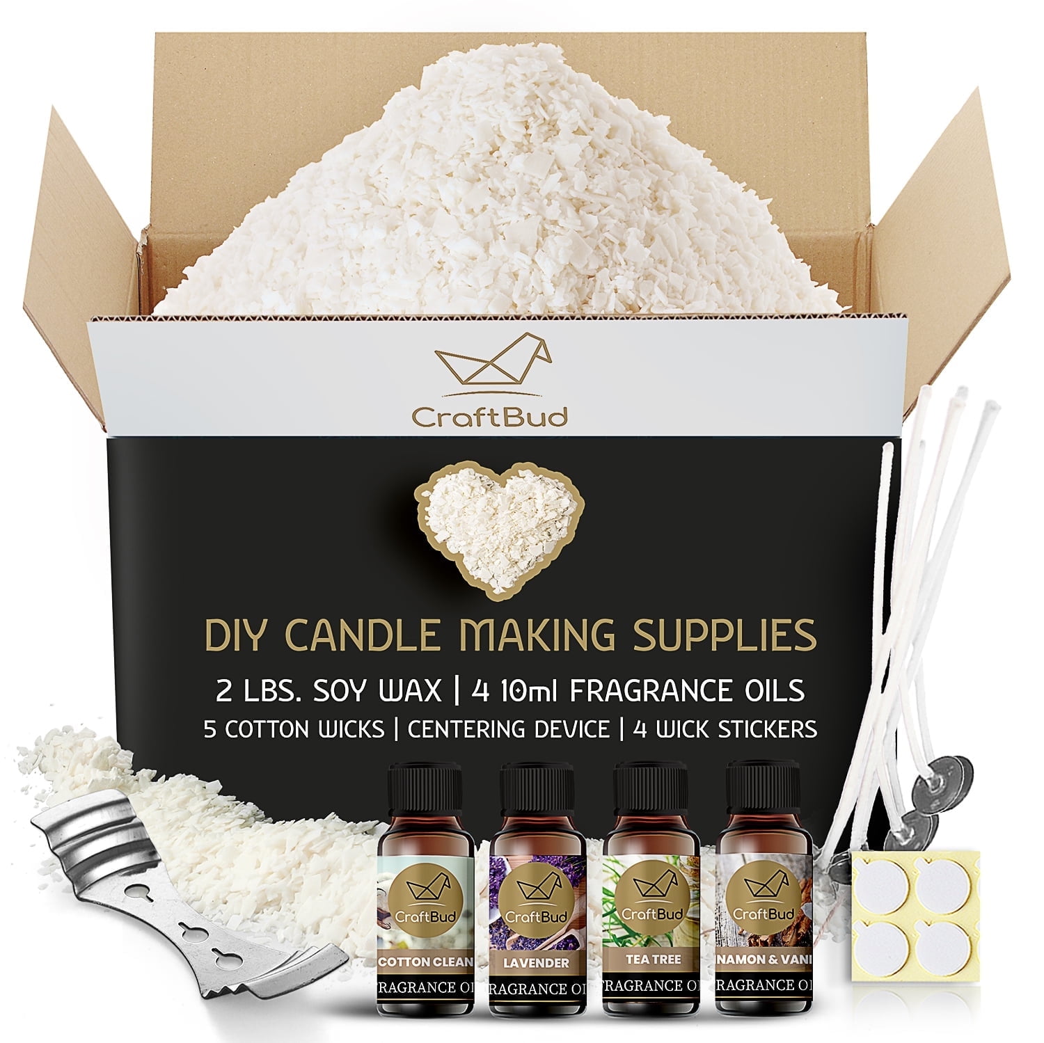Craftbud Complete Candle Making Starter Kit - Scented Home Maker Mini ...
