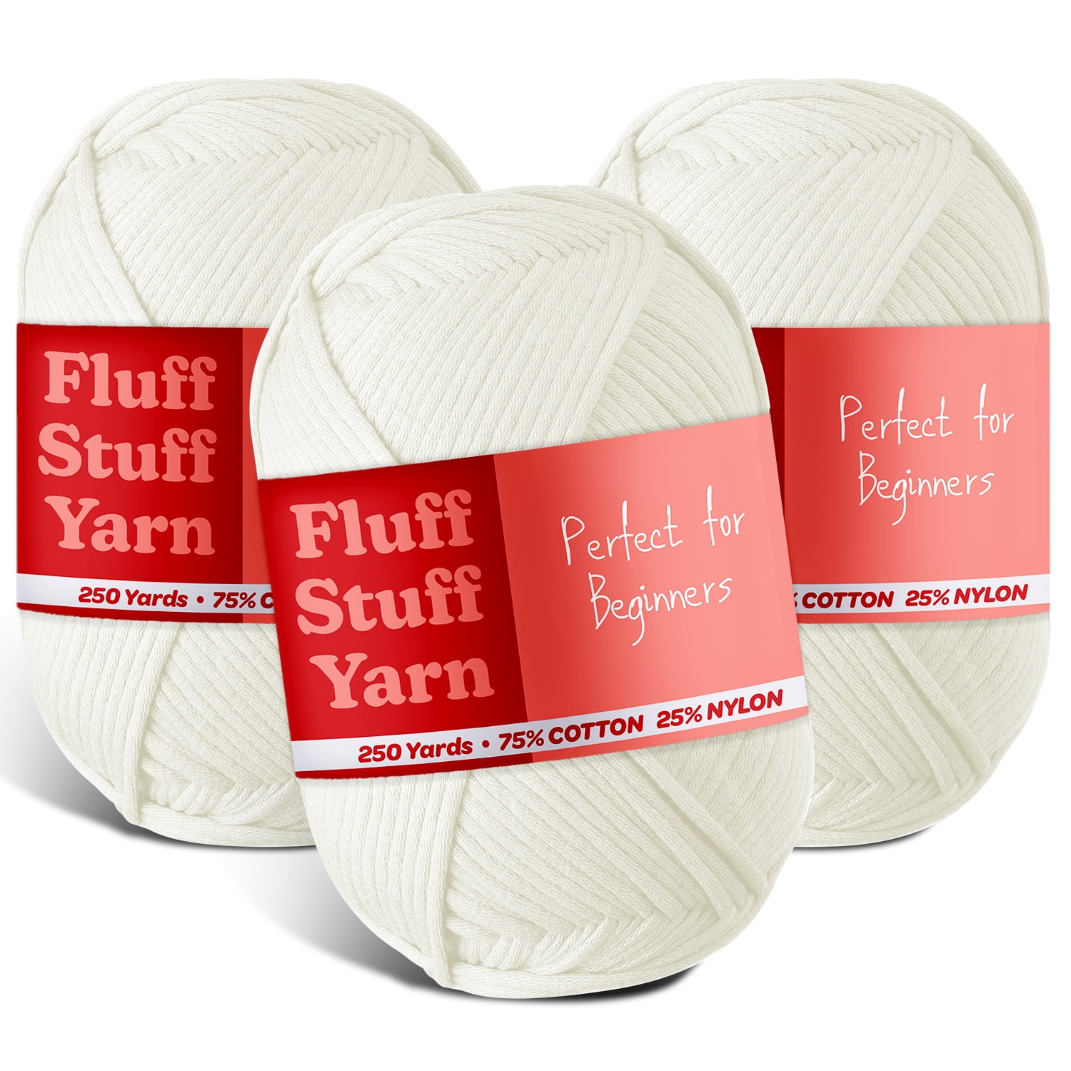 LammaLoe Cotton Yarn For Crocheting And Knitting, (250 Yards) Worsted ...