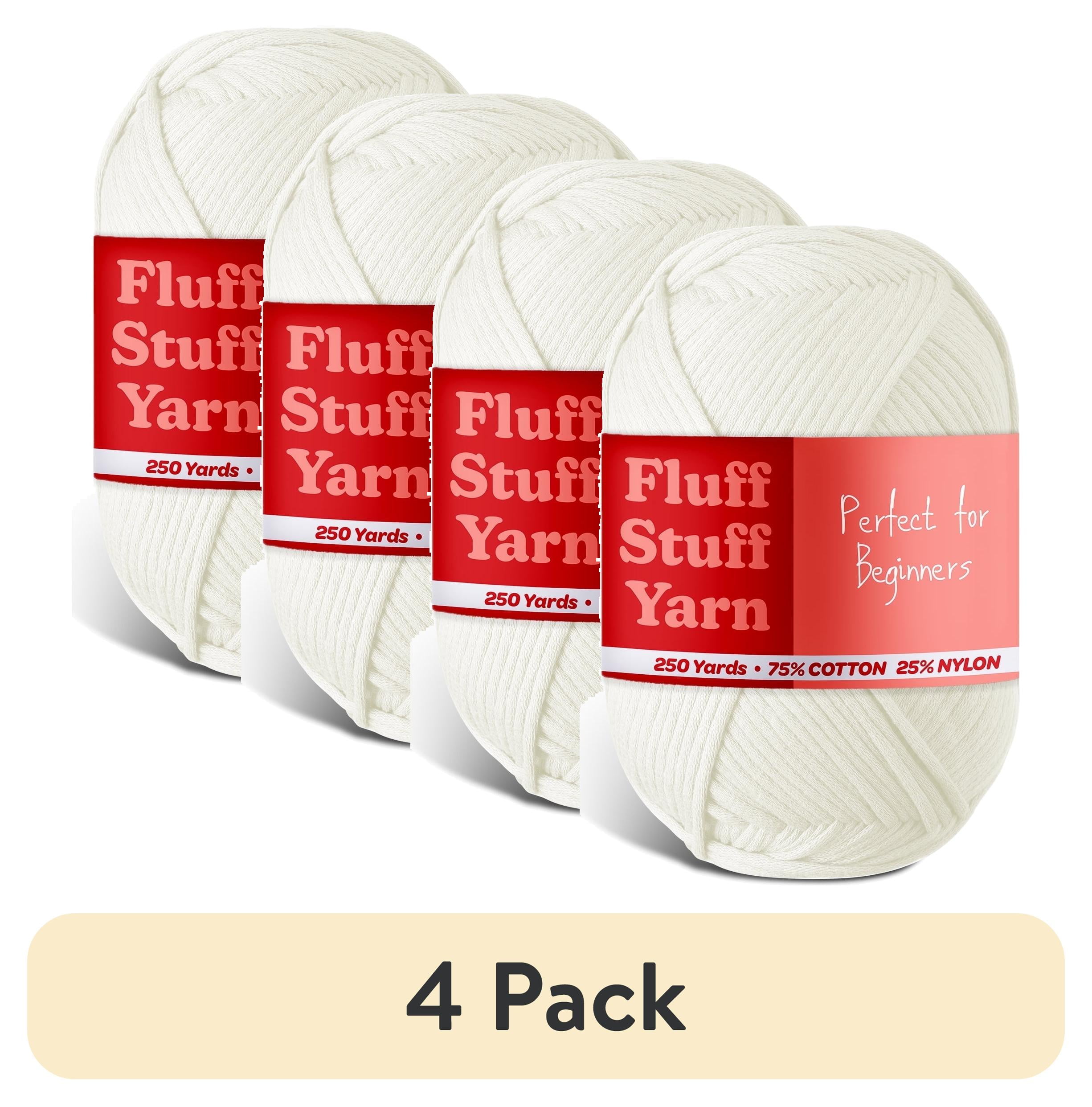 (4 pack) LammaLoe Cotton Yarn For Crocheting And Knitting, (250 Yards ...