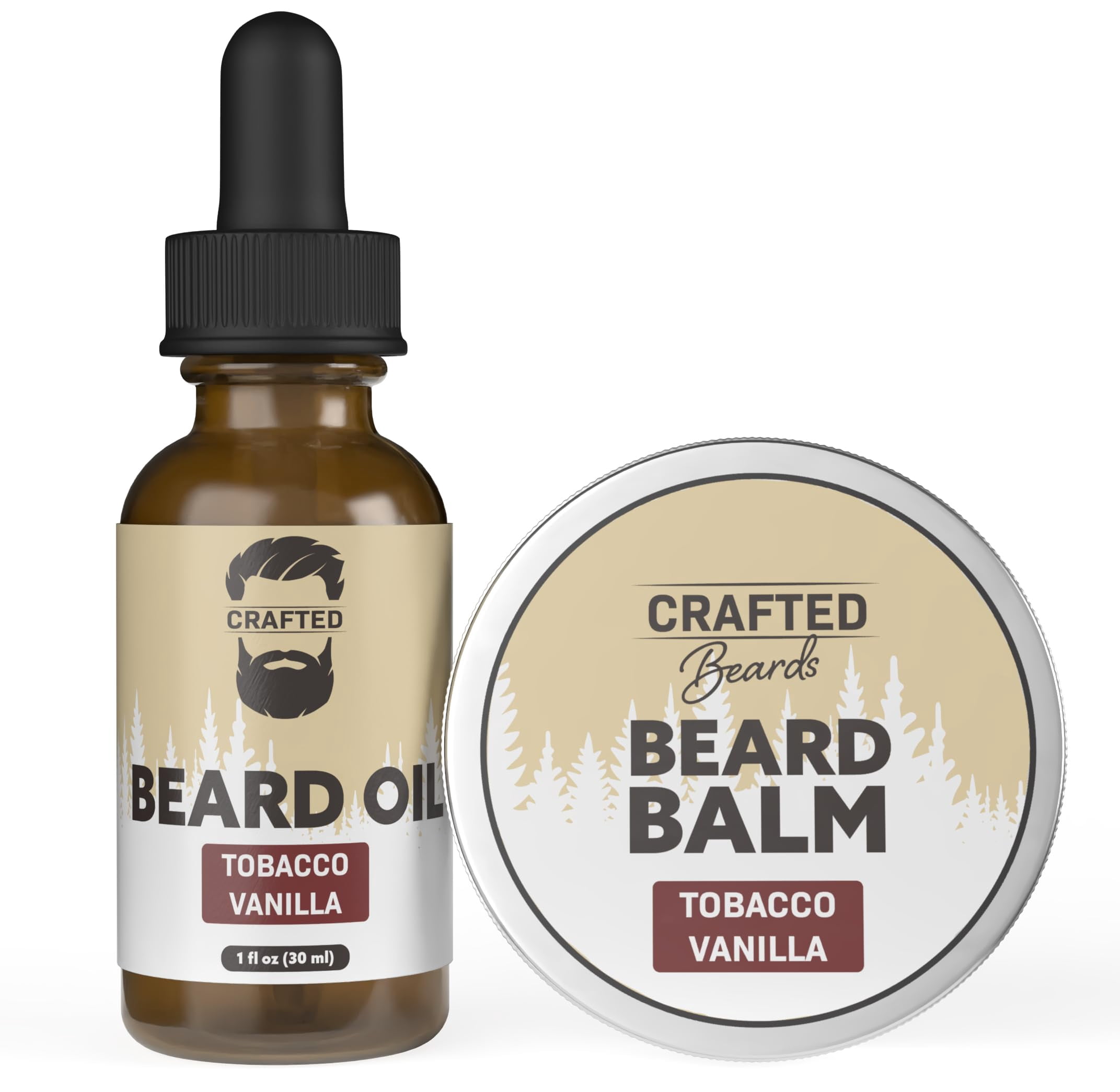 Crafted Beards Beard Care Kit for Men - Softer, Smoother, Moisturized ...