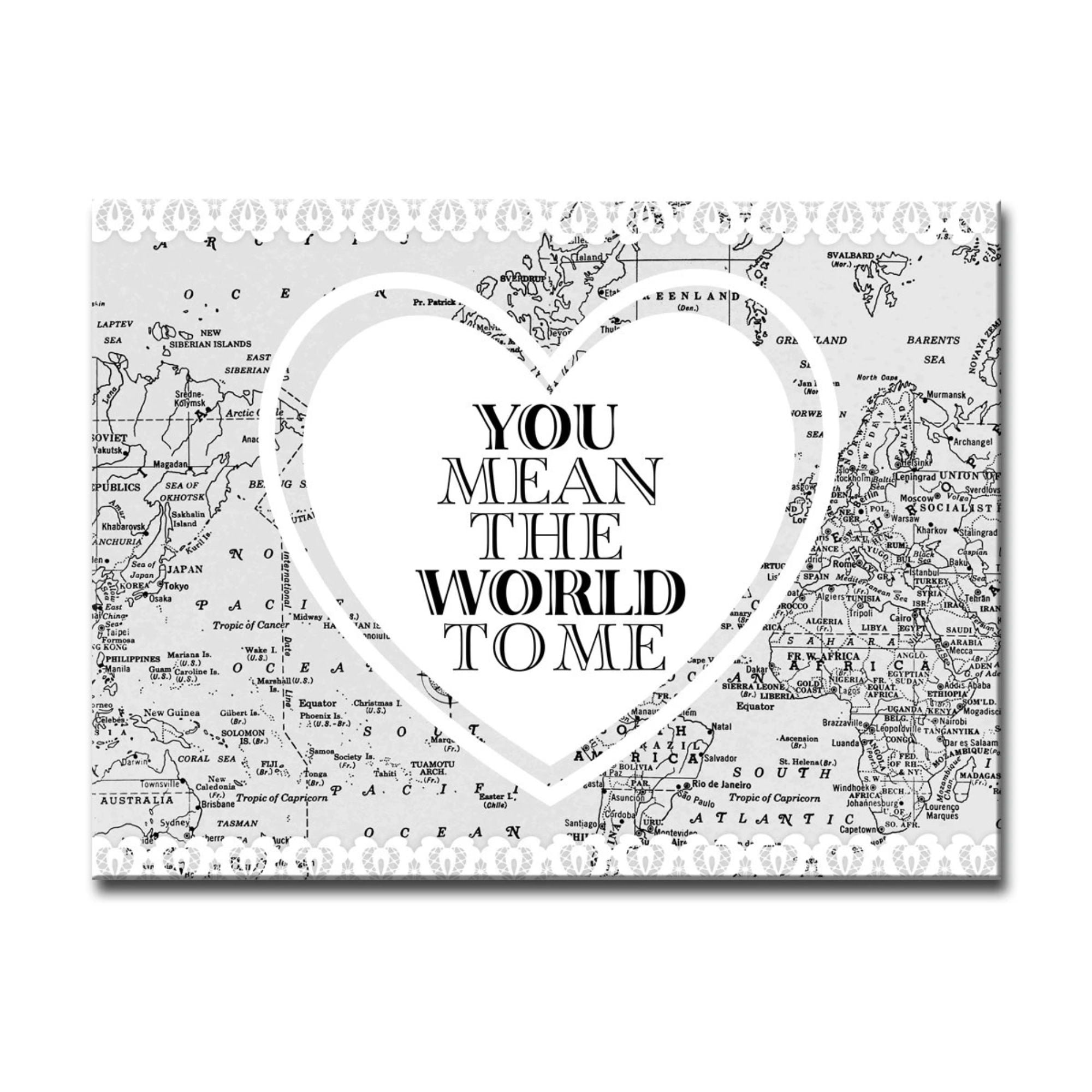 Gray and White Rectangular Canvas Wall Art 16" x 20" - Walmart.com