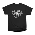 Crafted Mark Script White Lettering TShirt Tee Gift For Him Merch For ...