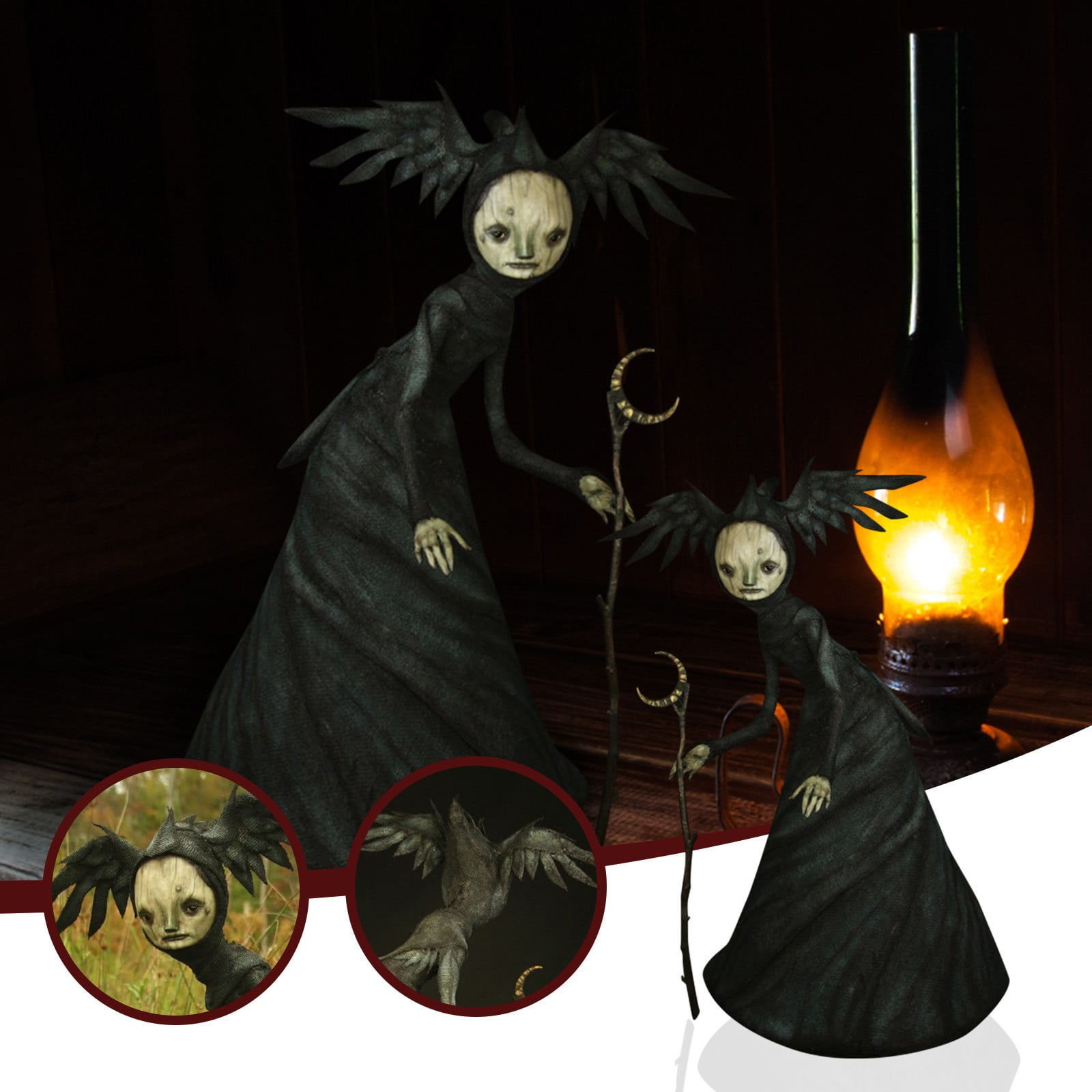 Crafted Witch Sculpture Delights Gomind Witchy Crafted Artwork ...
