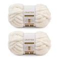 Crafted by Catherine Ivory Chunky Chenille Jumbo Yarn, 41 yards, 10.5oz ...