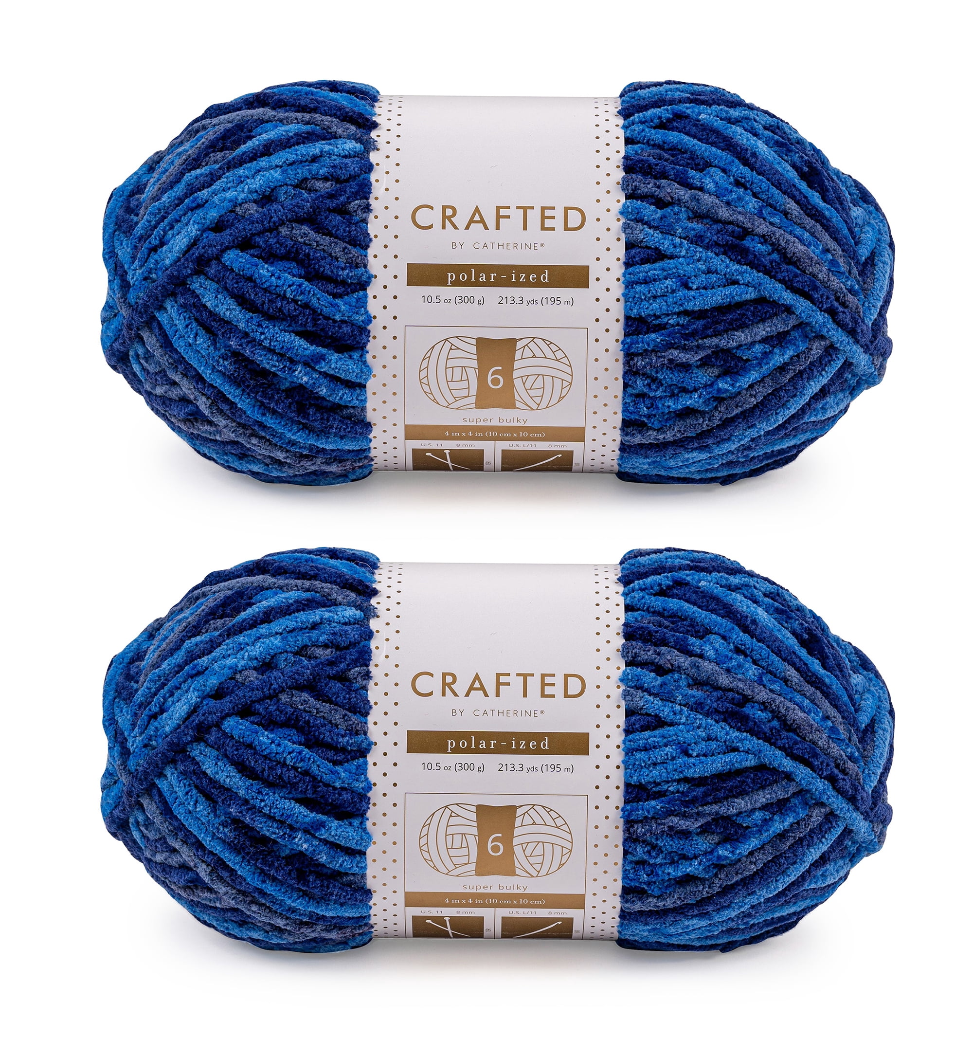 Crafted by Catherine Navy Multi Polarized Super Bulky Yarn, 213 yards ...