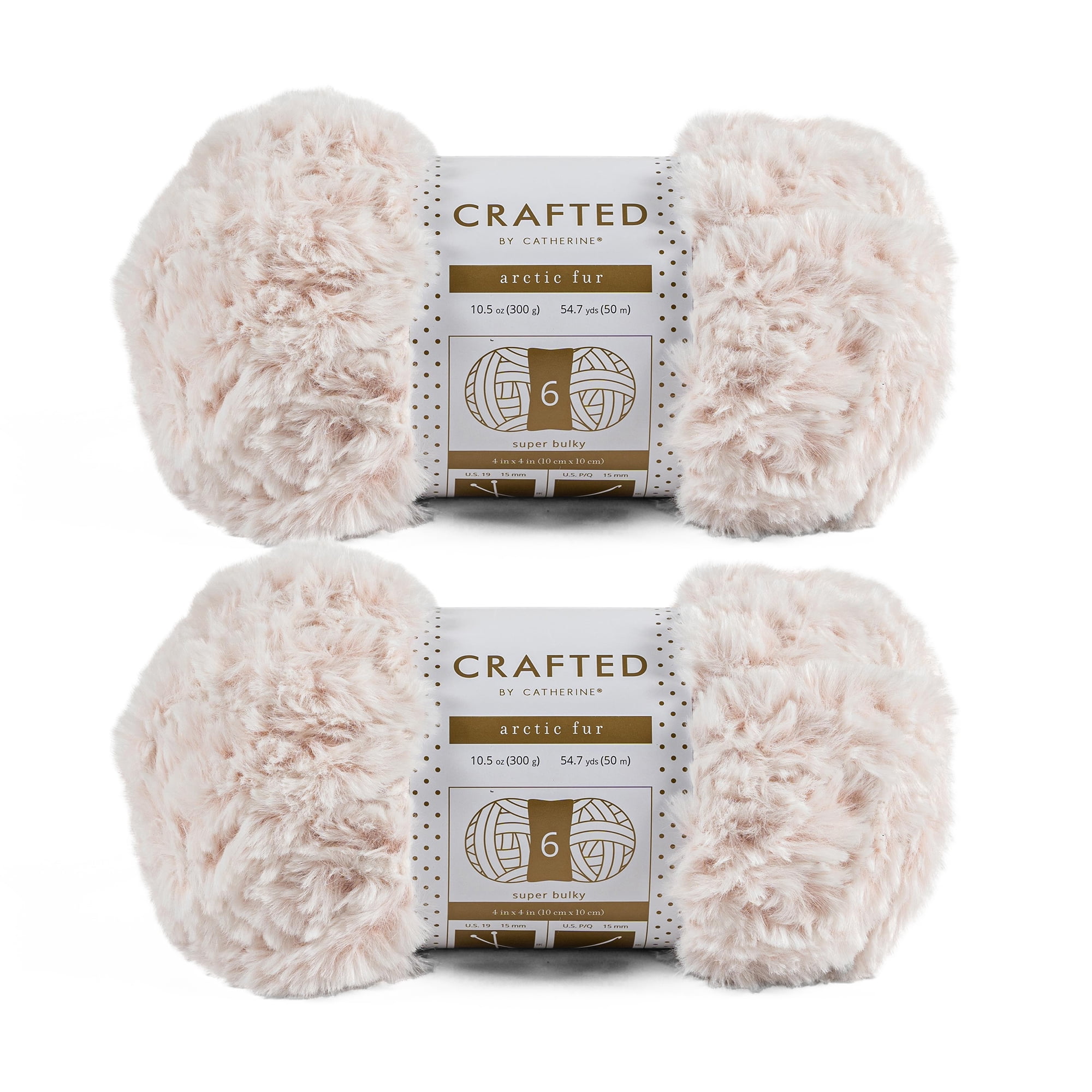 Crafted by Catherine Pink Arctic Frost Super Bulky Yarn, 54 yards, 10 ...