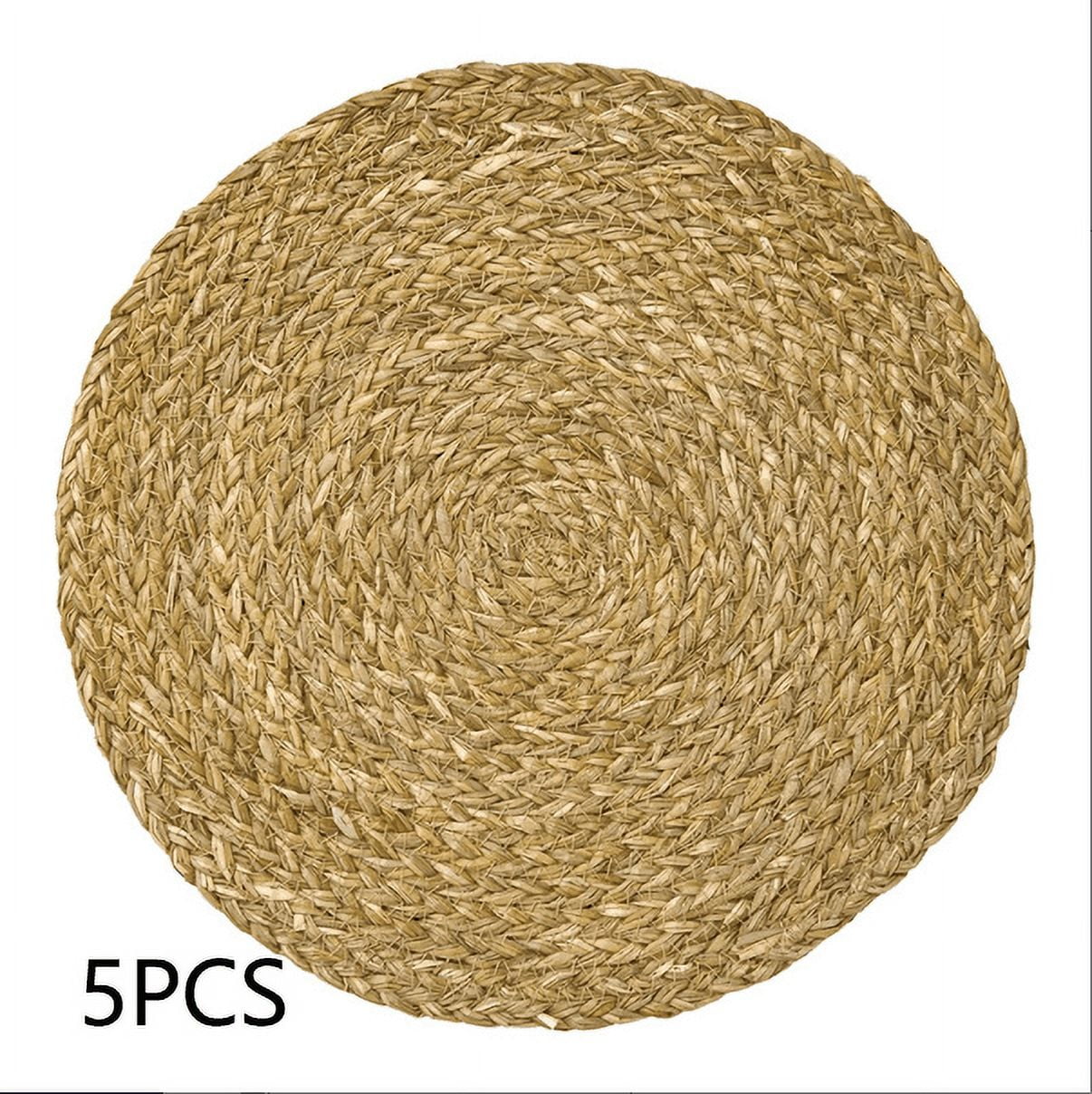 Crafted natural seaweed placemats for elegant home decor and thermal ...