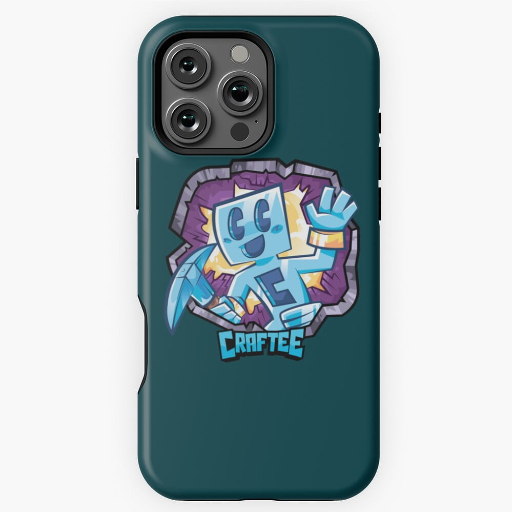Craftee Kids YouTuber Gamer Fan Art Phone Case for iPhone 16 15 14 13 ...