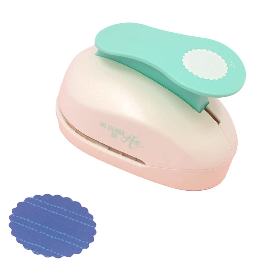 Craftelier - 3 Inch MFF30 Circle Scallop Punch with Shape Hole Puncher ...